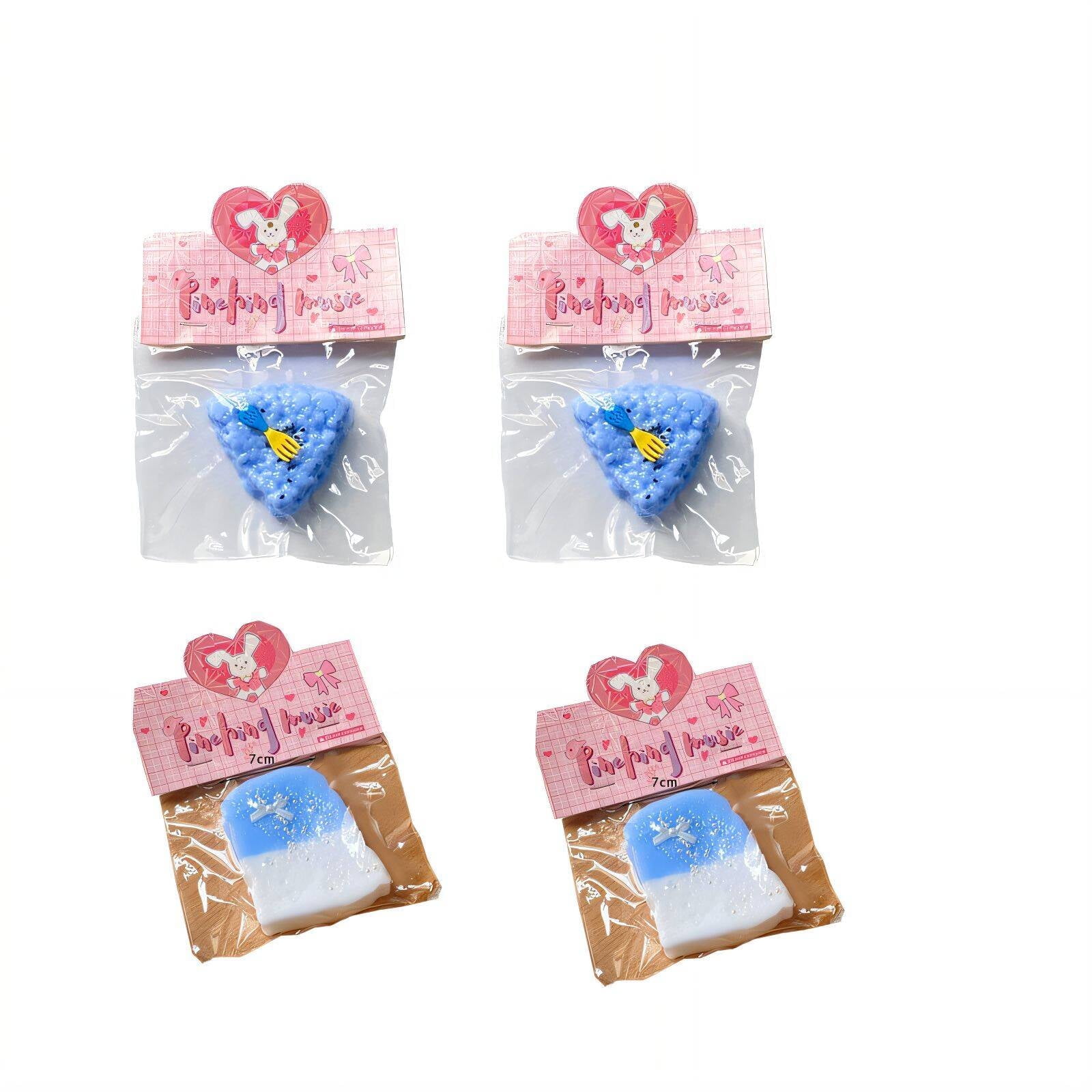 BESTSKY 4Pcs Figette Toys,Cheerful Cartoon Toy Squeeze Toys,Calming ...