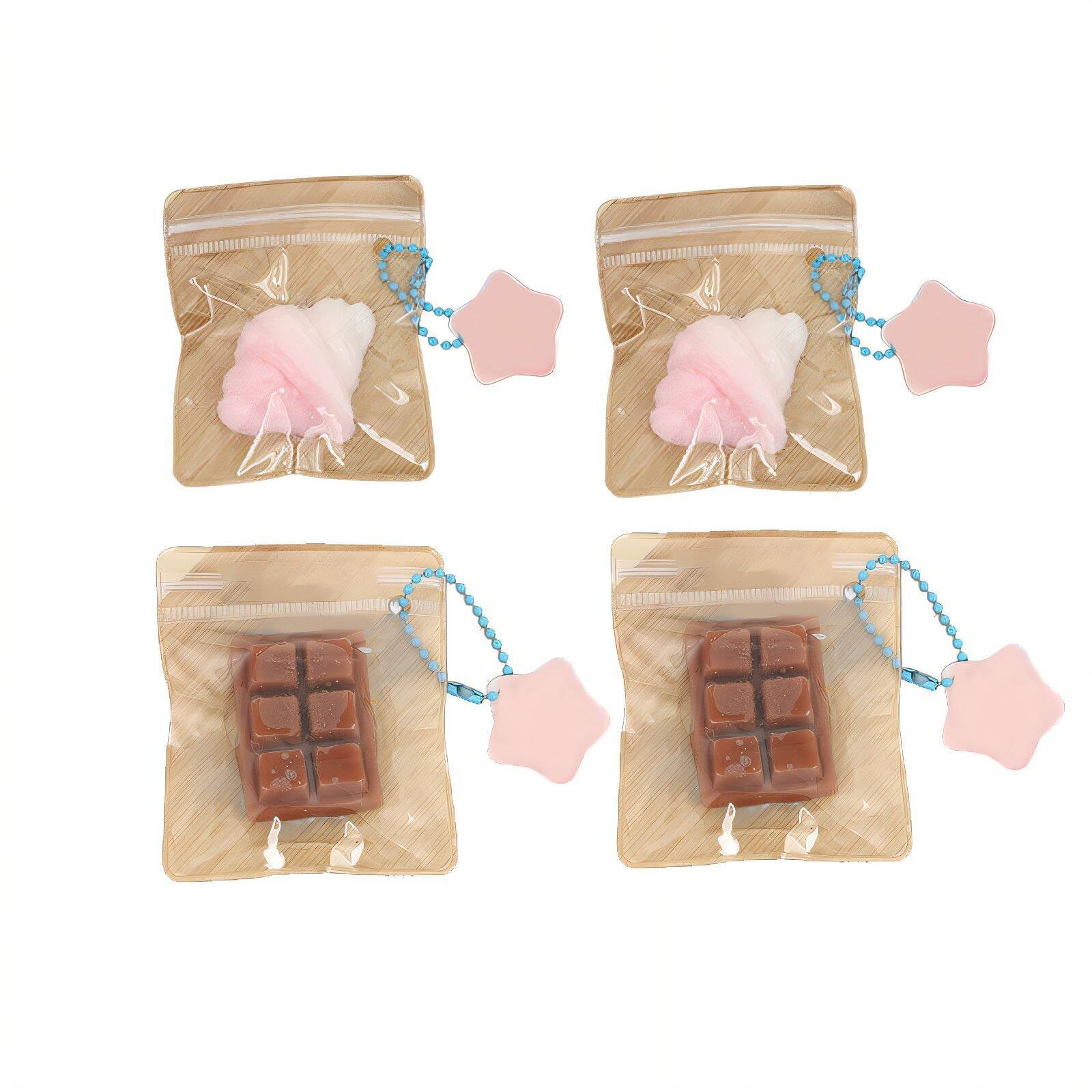 BESTSKY 4Pcs Figette Toys,Vivid Animal Toy Squeeze Toys,Gentle Stress ...