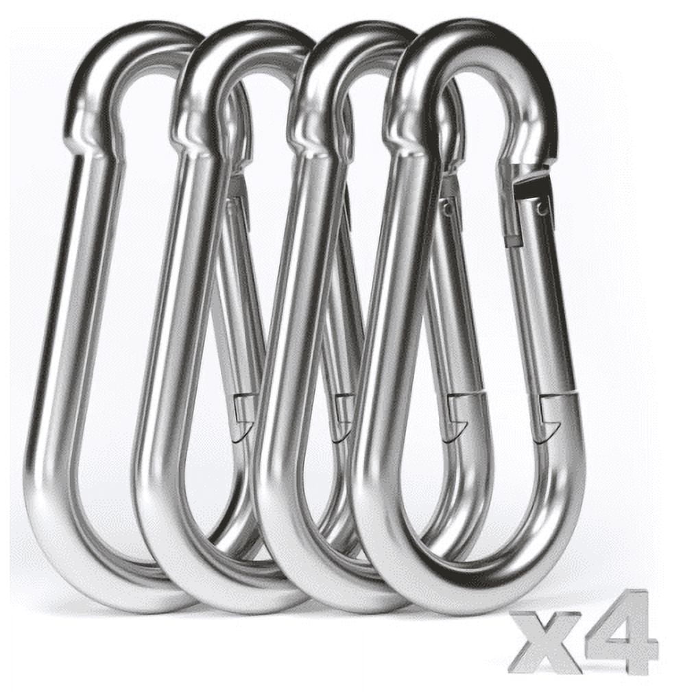 BESTSKY 4Pcs High Strength Carabiner Heavy Duty, Versatile Use Climbing ...