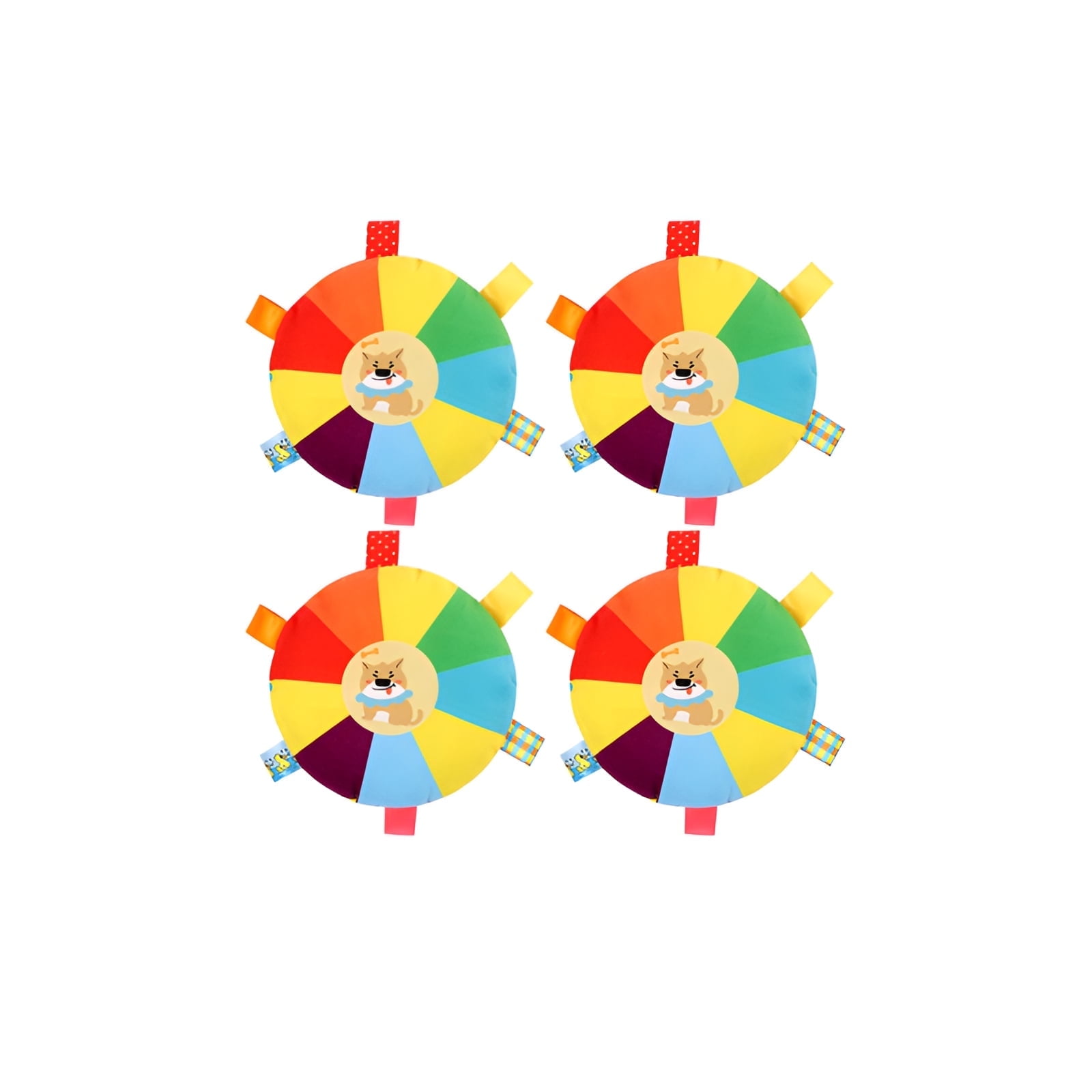 BESTSKY 4Pcs Interactive Dog Ball,Dog Chew Toys,Puppy Toys to Keep Them ...