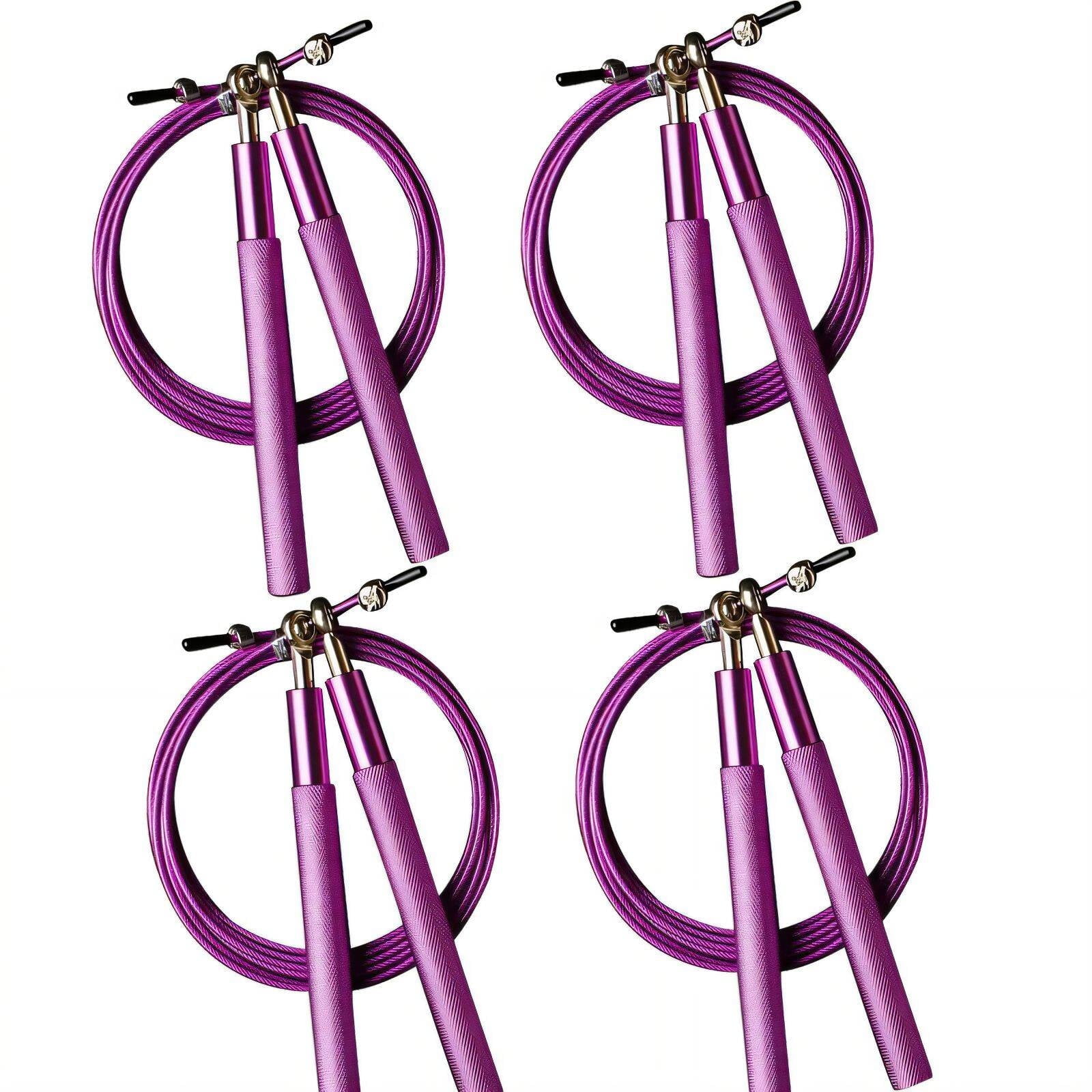 BESTSKY 4Pcs Jump Rope,Adjustable Rope Kids Jump Rope,360° Bearings ...