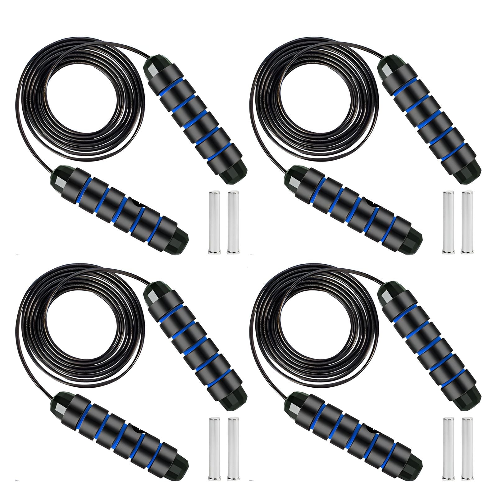 BESTSKY 4Pcs Jump Rope,Exercise Fitness Jump Rope for Men,Jump Rope ...