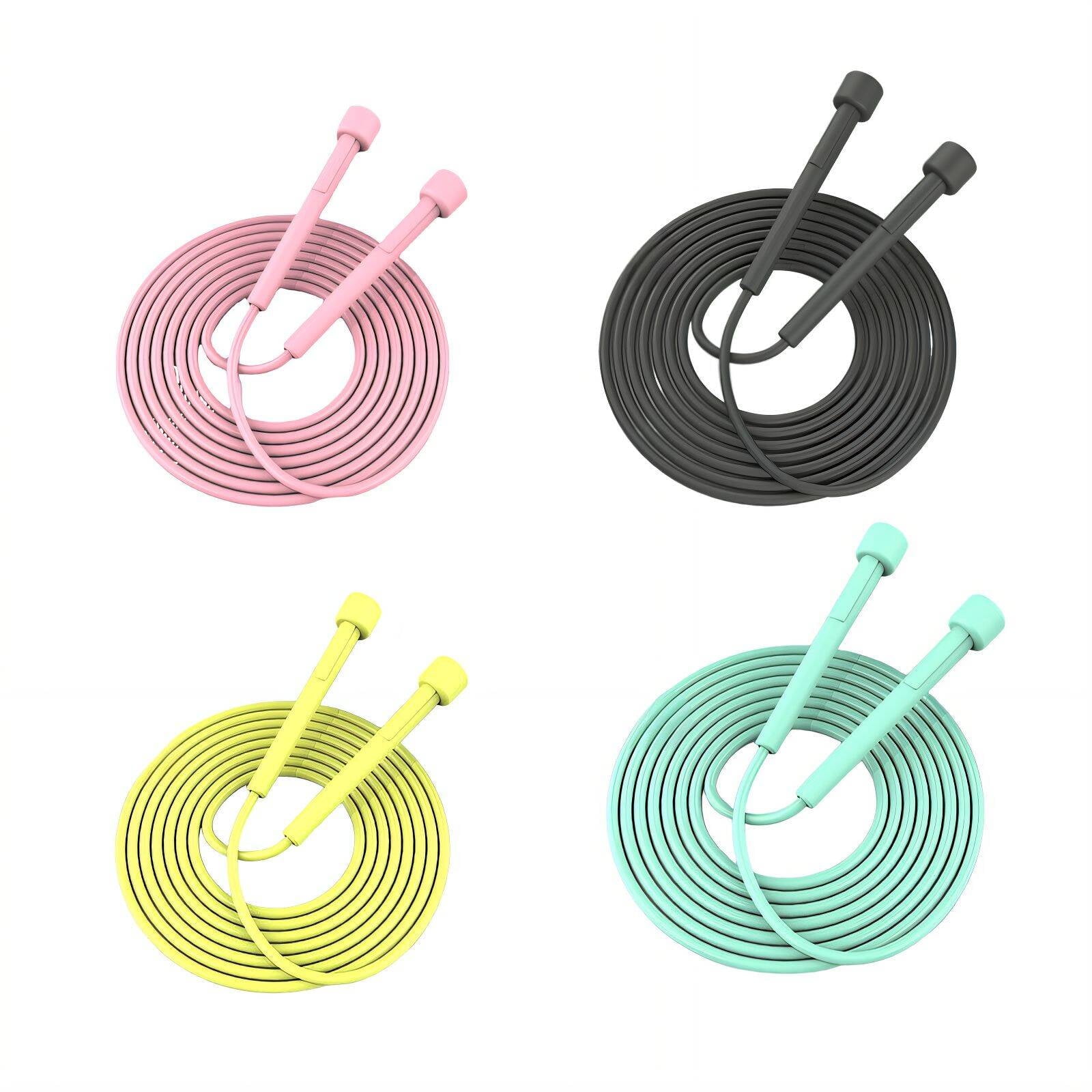 BESTSKY 4Pcs Jump Rope,Flexible Rope Structure Kids Jump Rope,No Knot ...