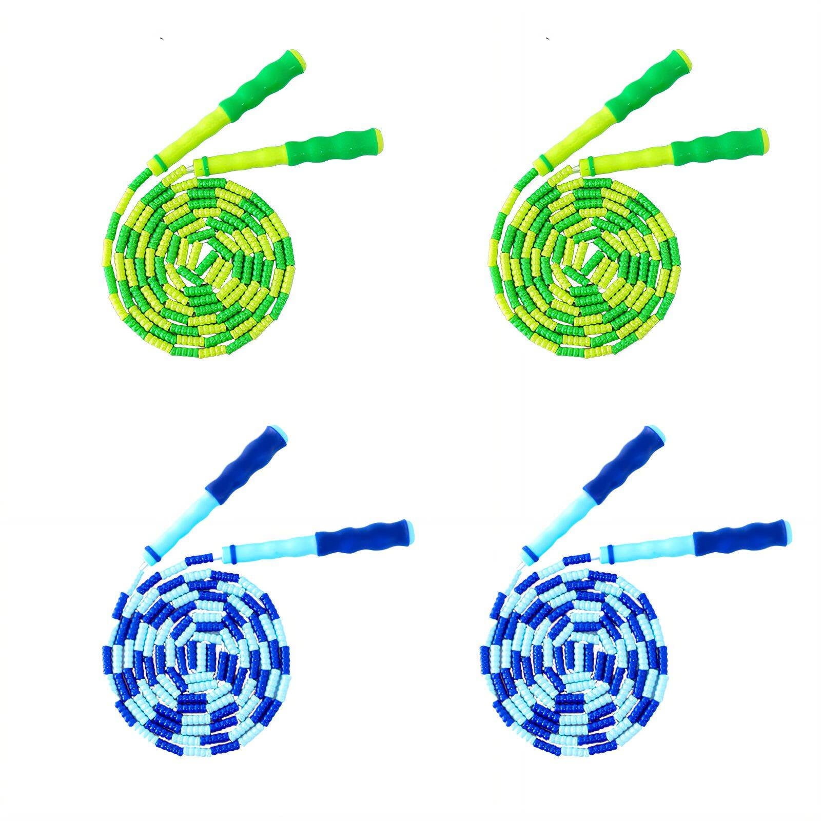 BESTSKY 4Pcs Jump Rope,Non-Slip Handle Kids Jump Rope,U-Shape Rope ...