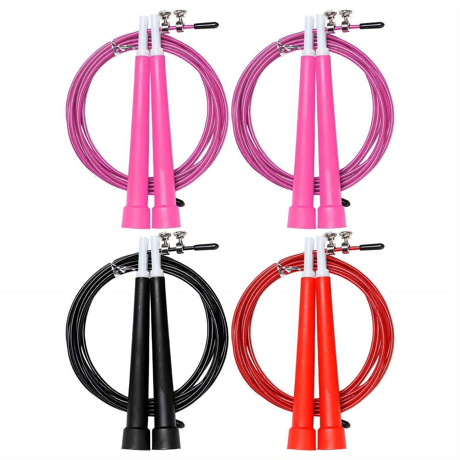 BESTSKY 4Pcs Jump Rope,Smooth,Fat-Burning Kids Jump Rope,Material ...