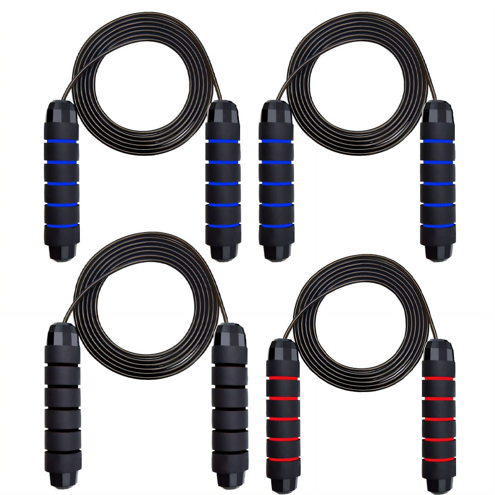 BESTSKY 4Pcs Jump Rope,Stable,No Floating Kids Jump Rope,360° Bearing ...