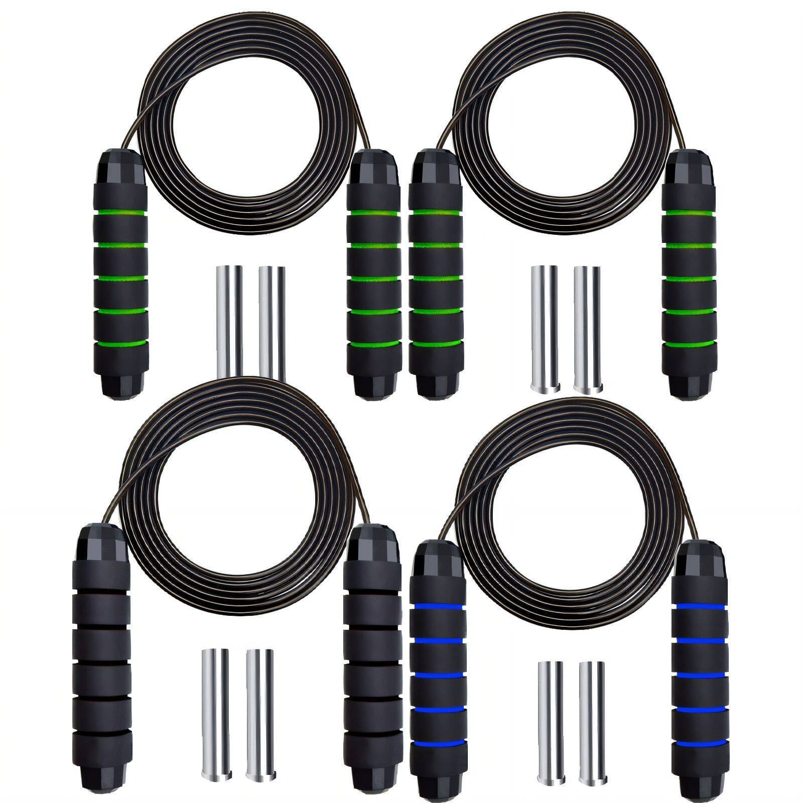 BESTSKY 4Pcs Jump Rope,Stable,No Floating Kids Jump Rope,360° Bearing ...