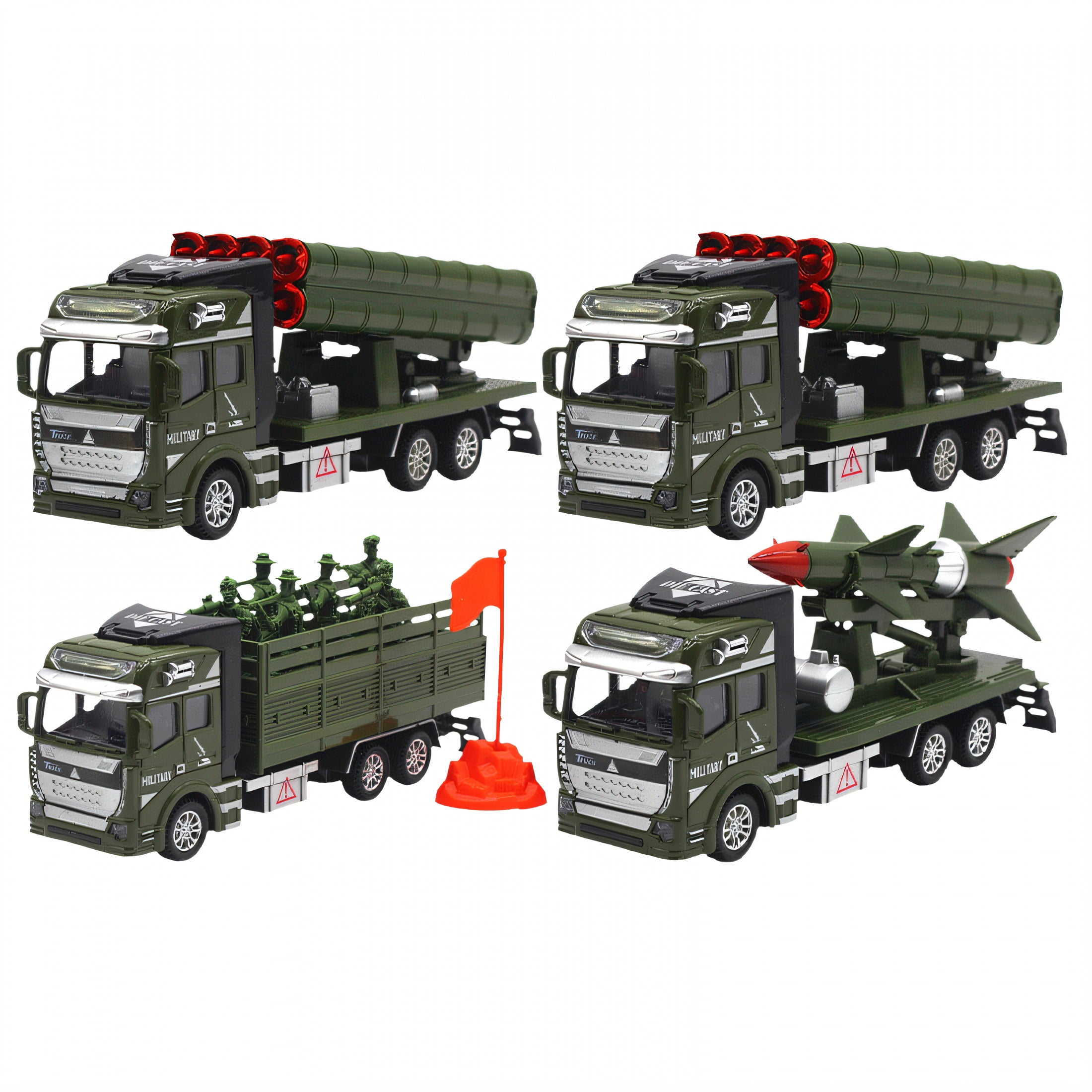 BESTSKY 4Pcs Military Toys,Flexible Joints Army Toys,Smooth Operation ...