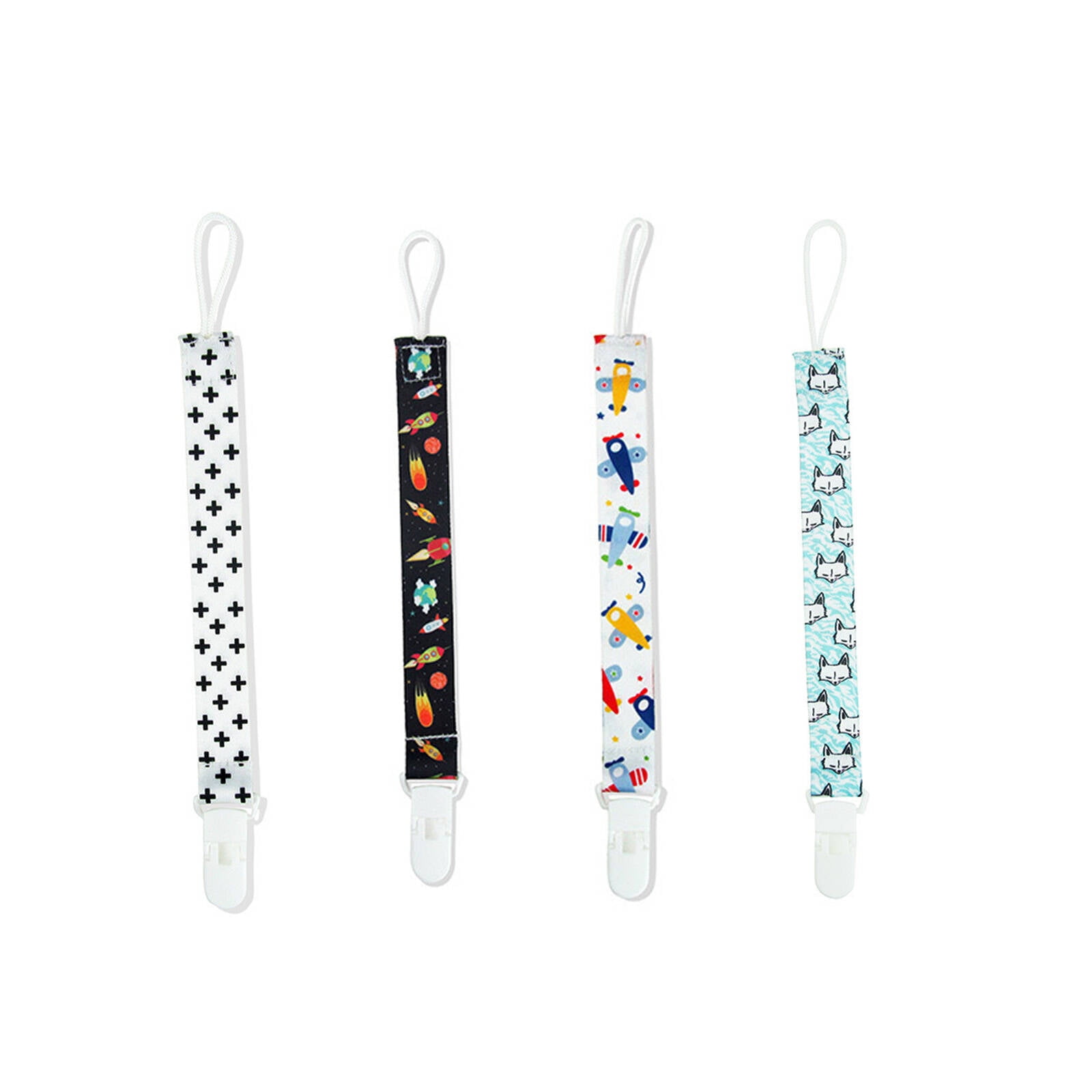 BESTSKY 4Pcs Pacifier Clip,Pacifier Clip Pacifier Clips for Boys ...