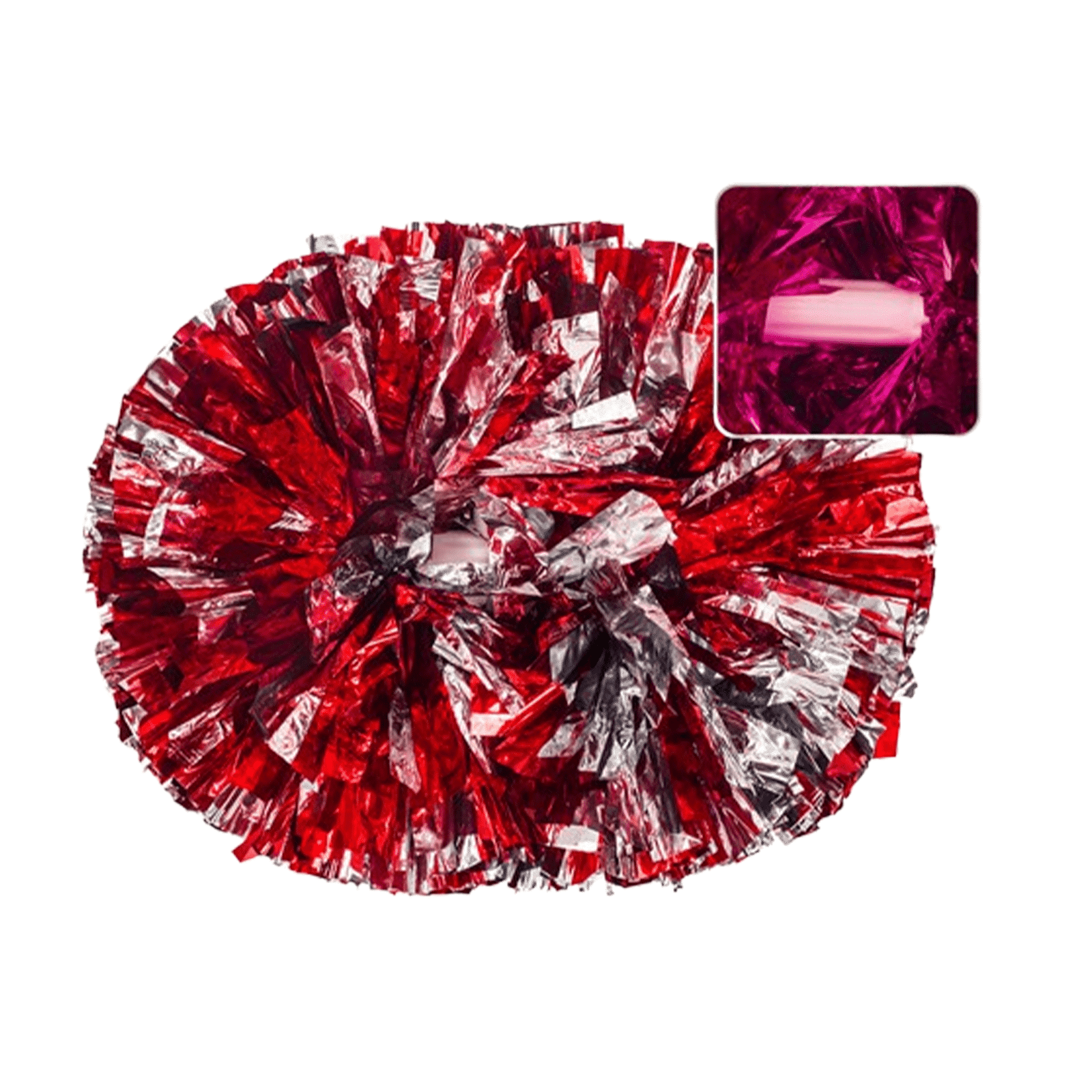 BESTSKY 4Pcs Pom Poms Cheerleading,Rainbow Flash Design Pom Poms for ...