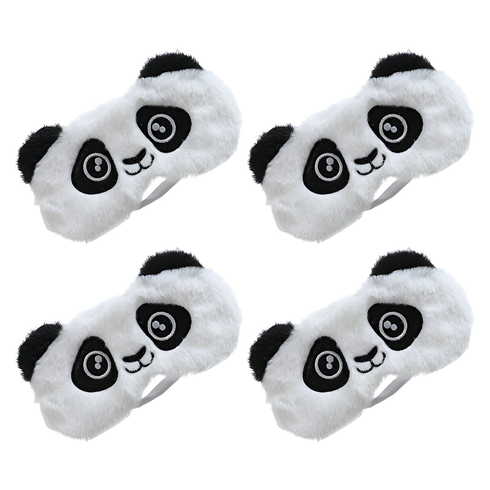 XIRQI 4Pcs Sleep Mask,Plush Blindfold for Adults Couples,Travel Nap ...