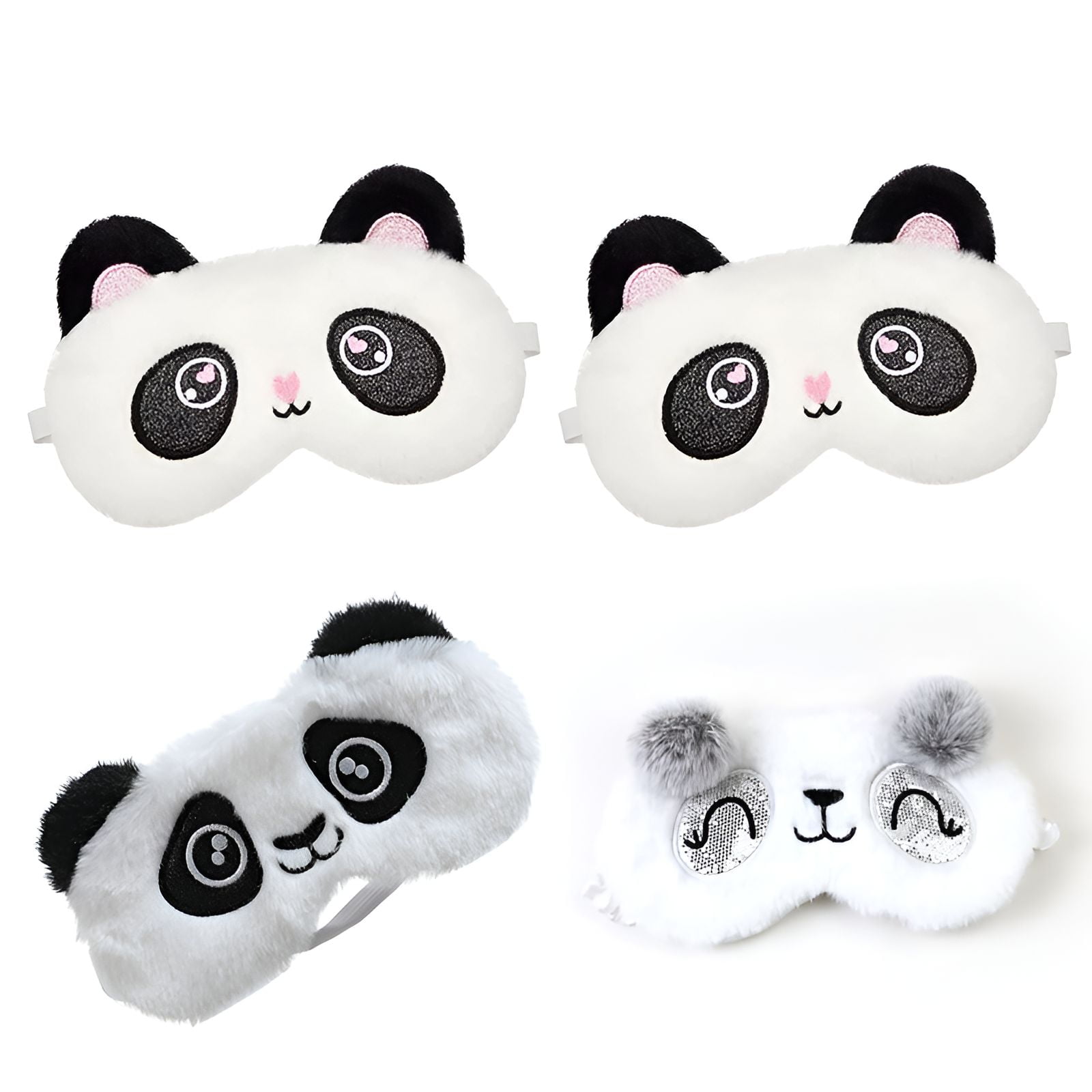 BESTSKY 4Pcs Sleep Mask,Comfortable Eye Drowsy Sleep Mask,Comfortable ...