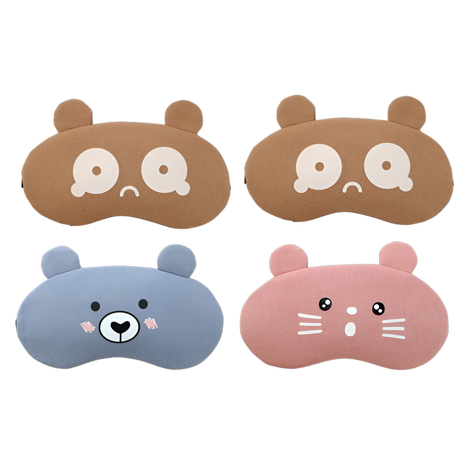 XIRQI 4Pcs Sleep Mask,Cotton Sleeping Mask for Men,Power Nap Eye Mask ...