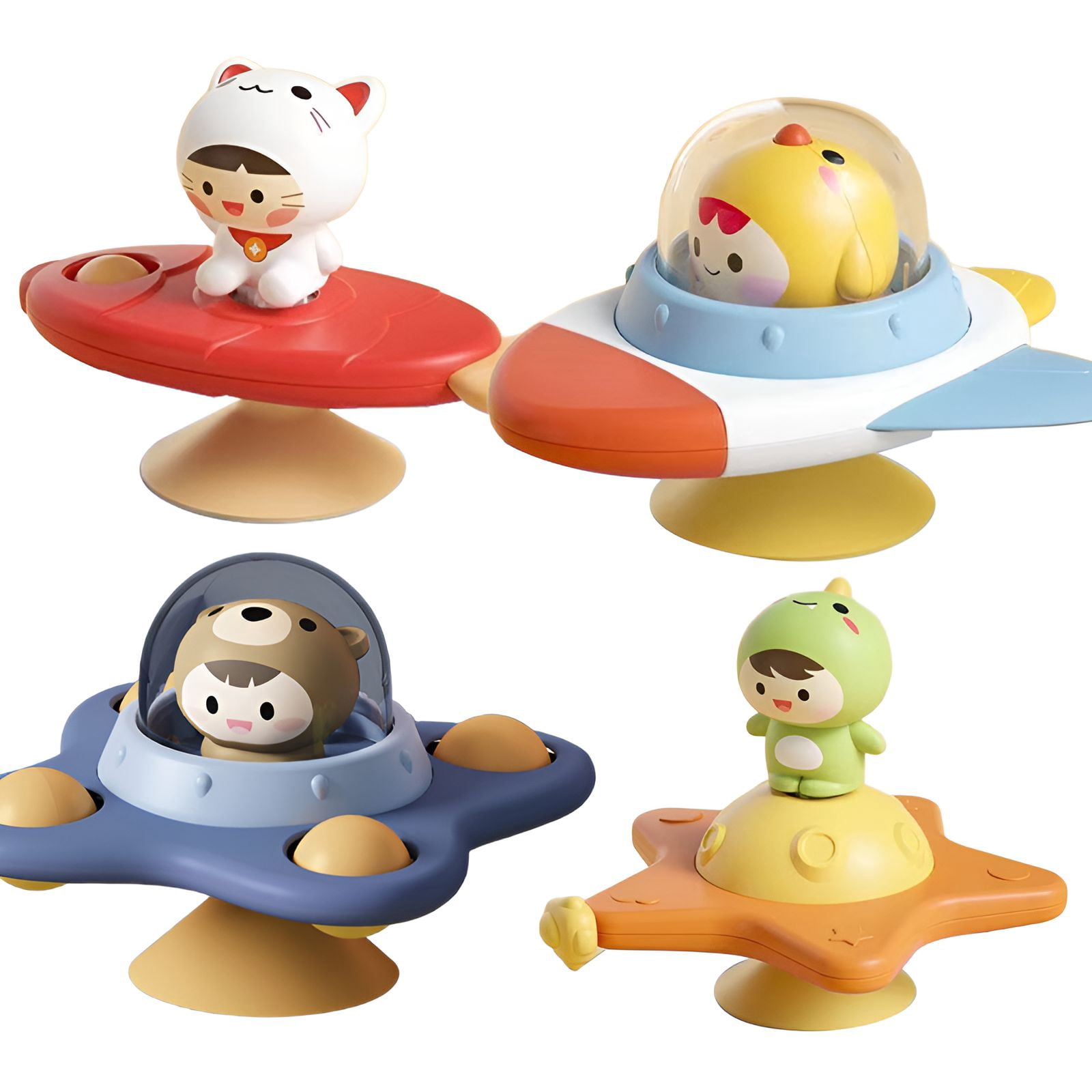 BESTSKY 4Pcs Suction Toys,Easy to Reshape Fidget Toys,Wear Enduring ...