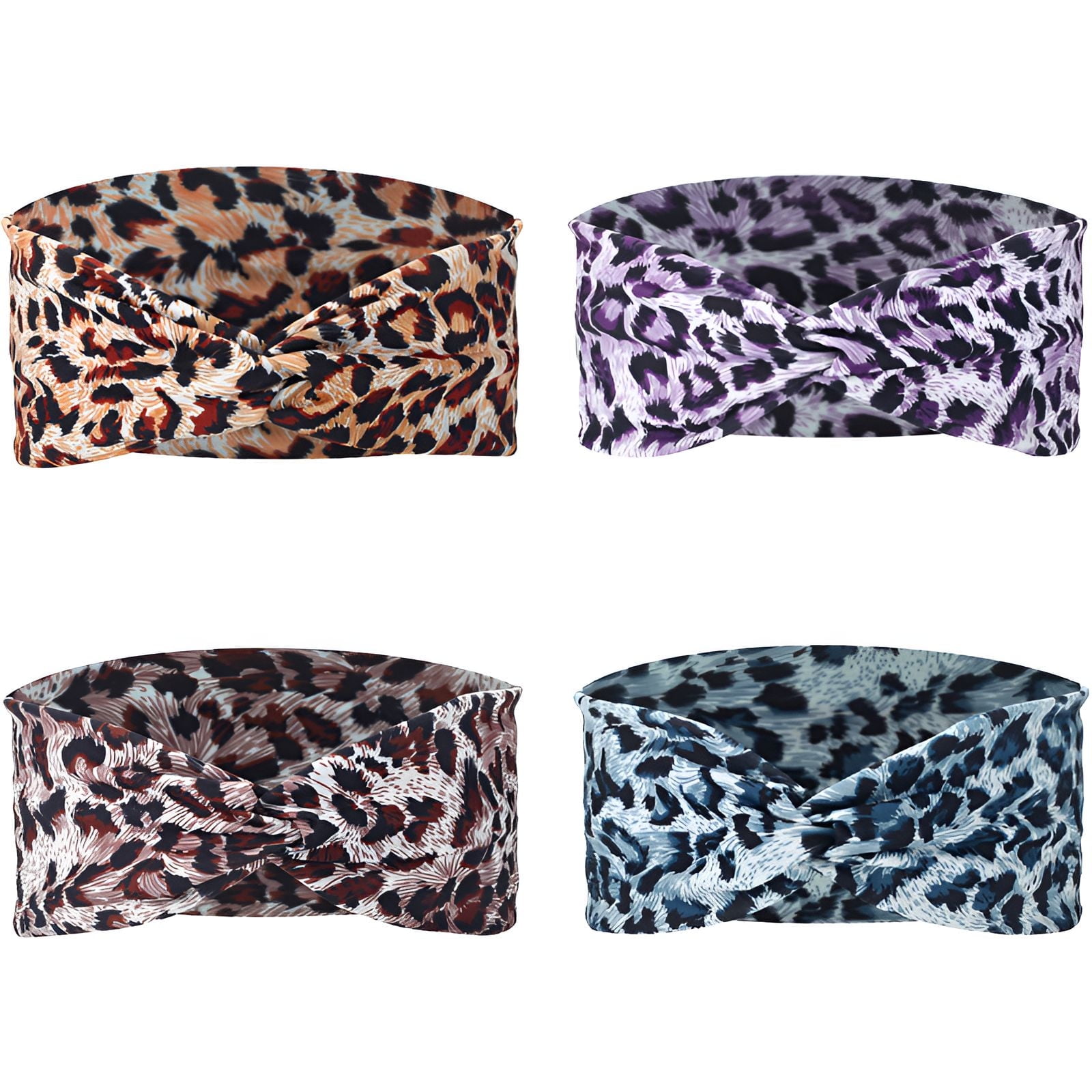 BESTSKY 4Pcs Sweat Band,Thick Headbands for Women,Diademas Para Mujer ...