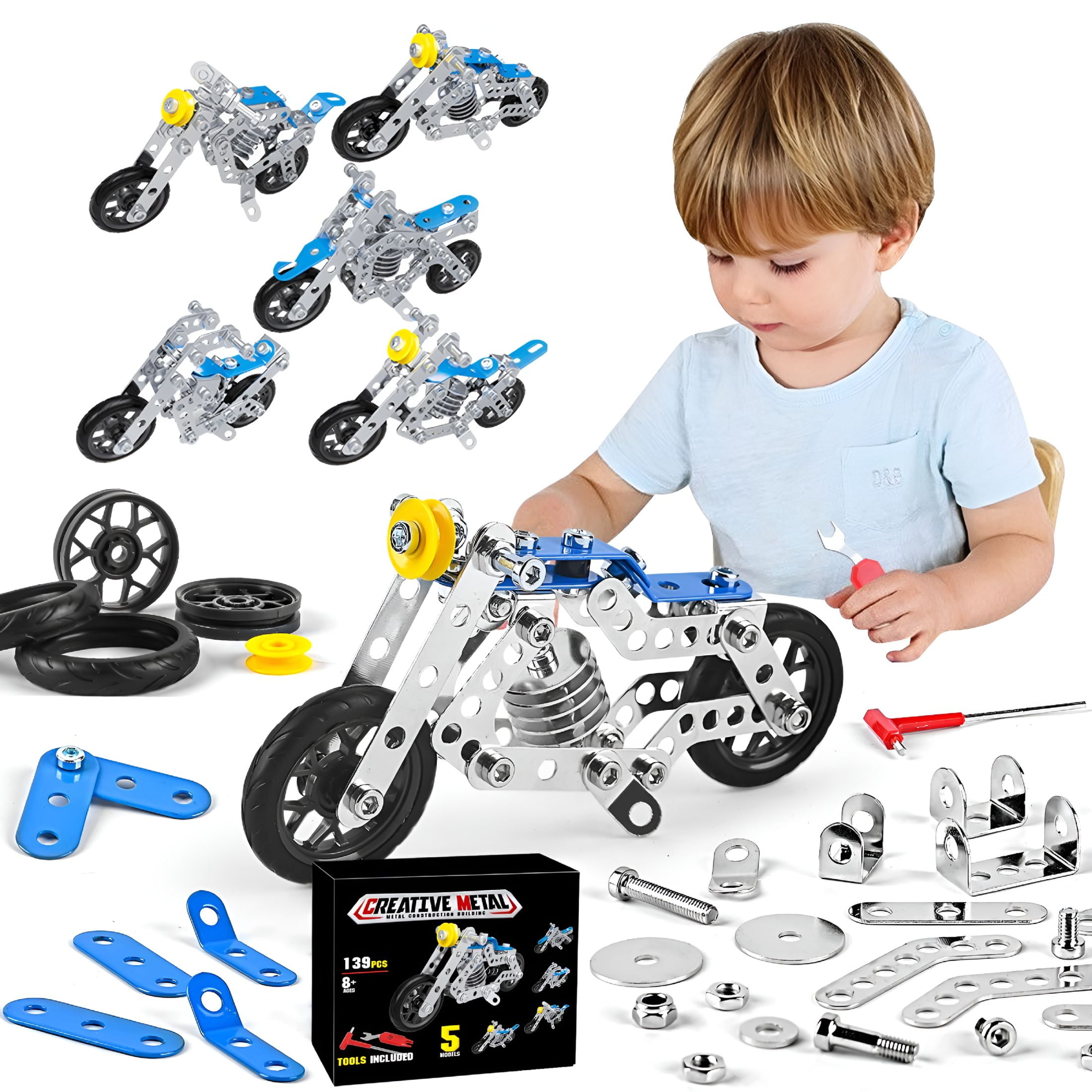 BESTSKY Metal Model Car Kits - STEM Projects for Kids Ages 8-12 14 and ...