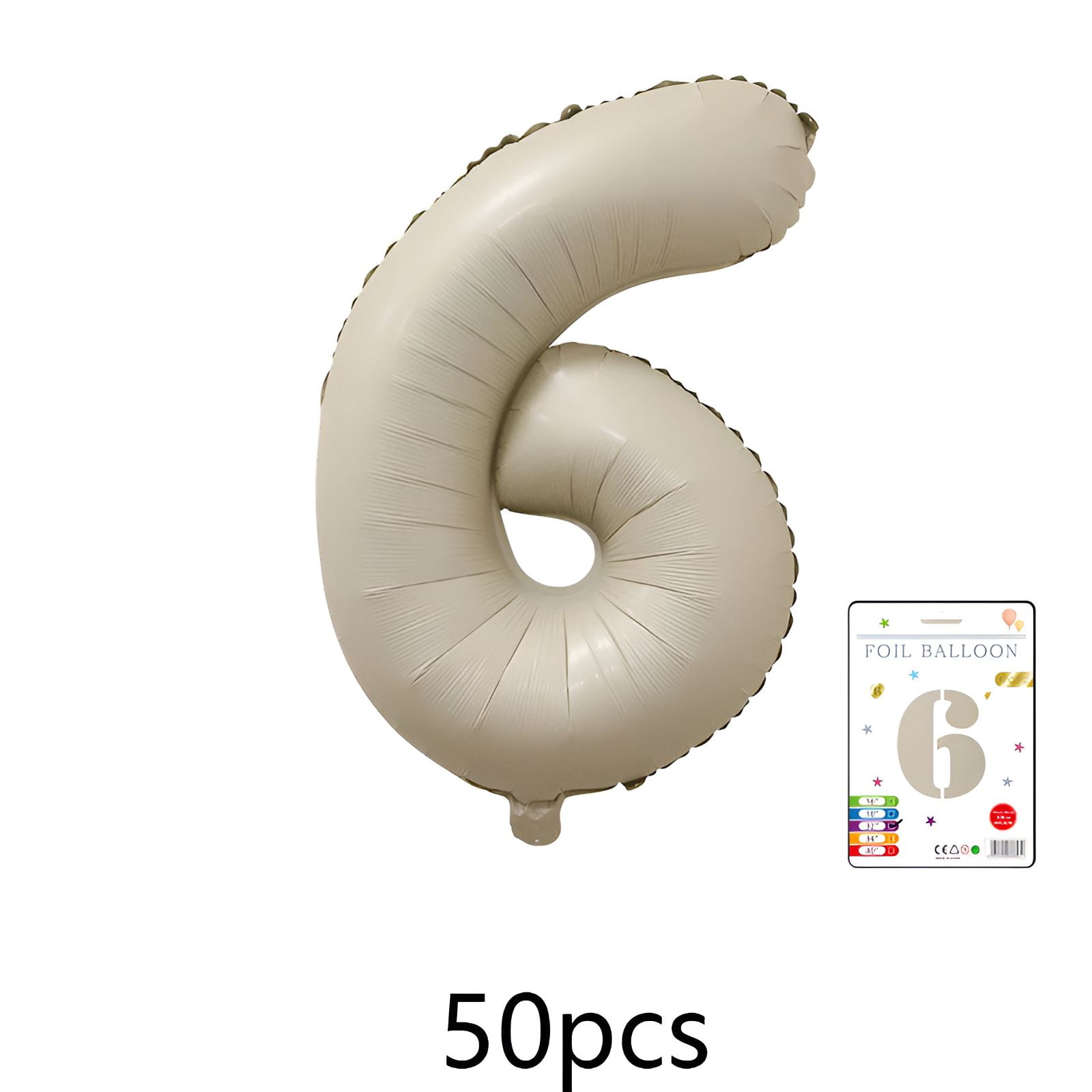 BESTSKY 50Pcs Number Balloons,Exquisite Party Balloon Design Birthday ...