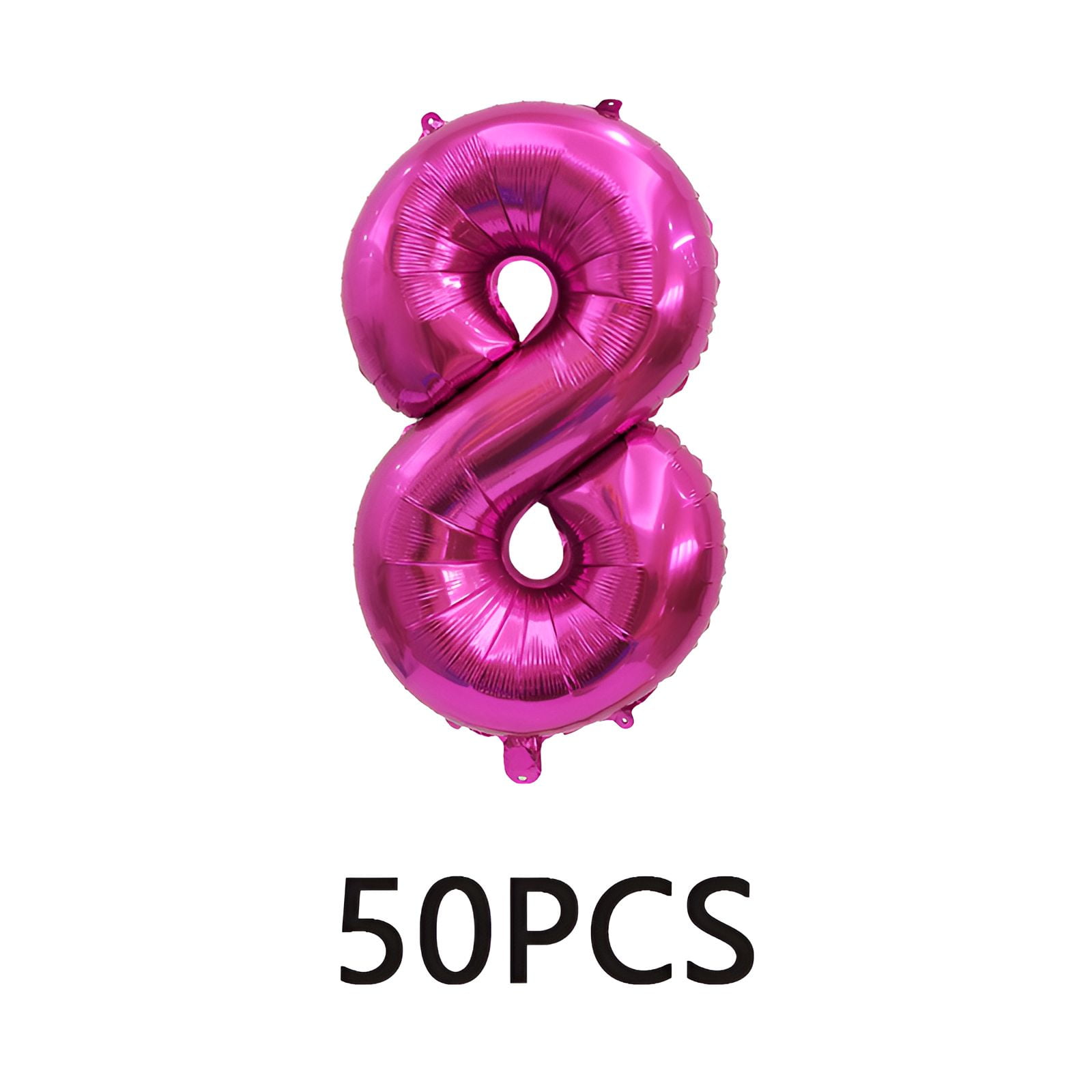 BESTSKY 50Pcs Number Balloons,Flexible Style Pairing Balloons for ...