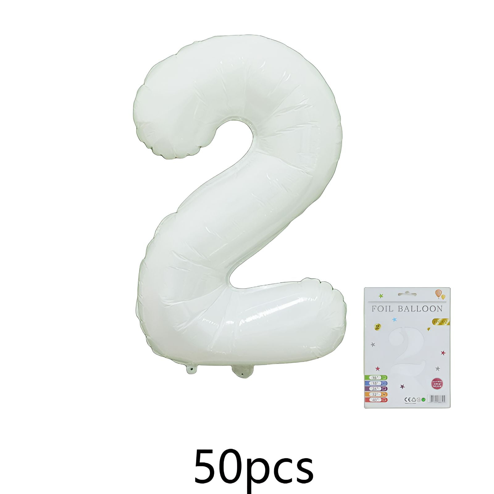 BESTSKY 50Pcs Number Balloons,Fun-Filled Party Atmosphere Balloons ...