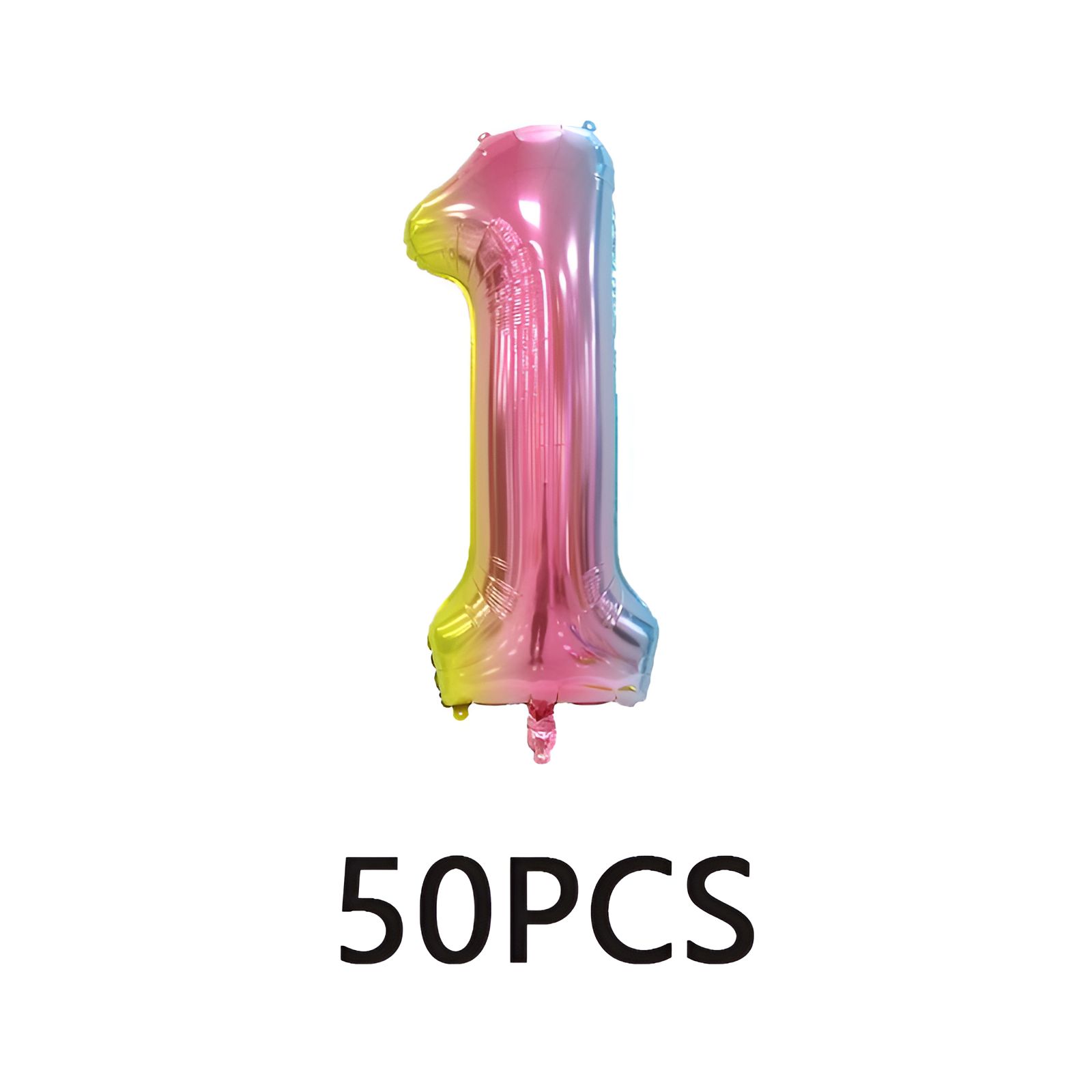 BESTSKY 50Pcs Number Balloons,Multiple Color Options Party Decorations ...