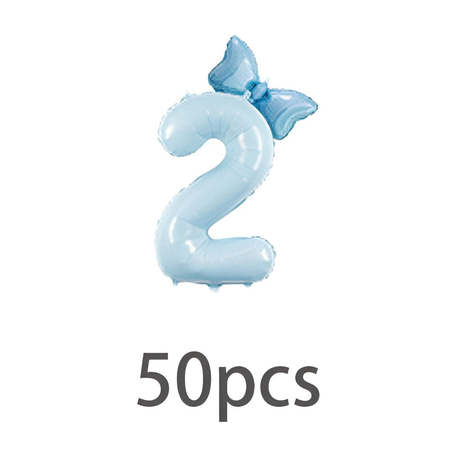 BESTSKY 50Pcs Number Balloons,Must-Have for Party Setup Party ...
