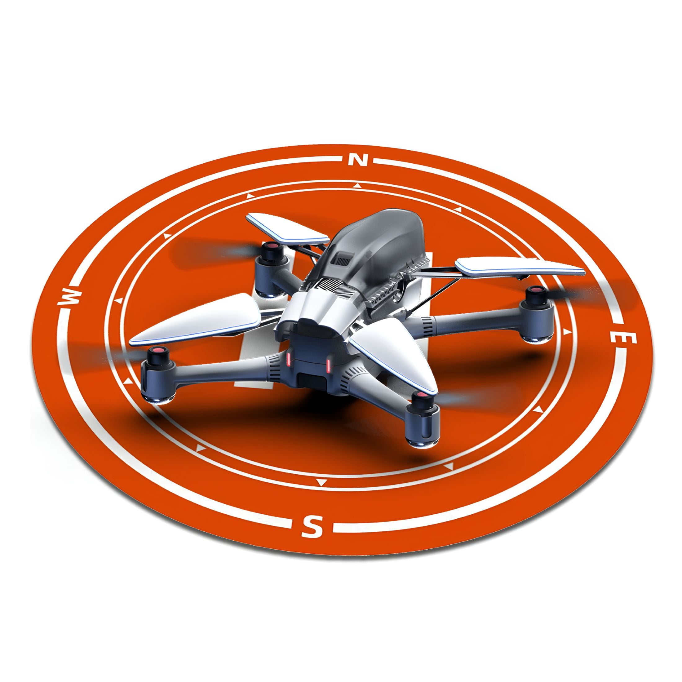 BESTSKY 50cm Drone Landing Pad Foldable Felt UAV Coordinate Pads ...