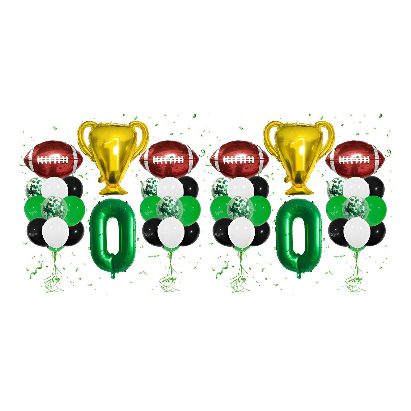 BESTSKY 54Pcs Number Balloons,Digital Balloon Shape Party Decorations ...