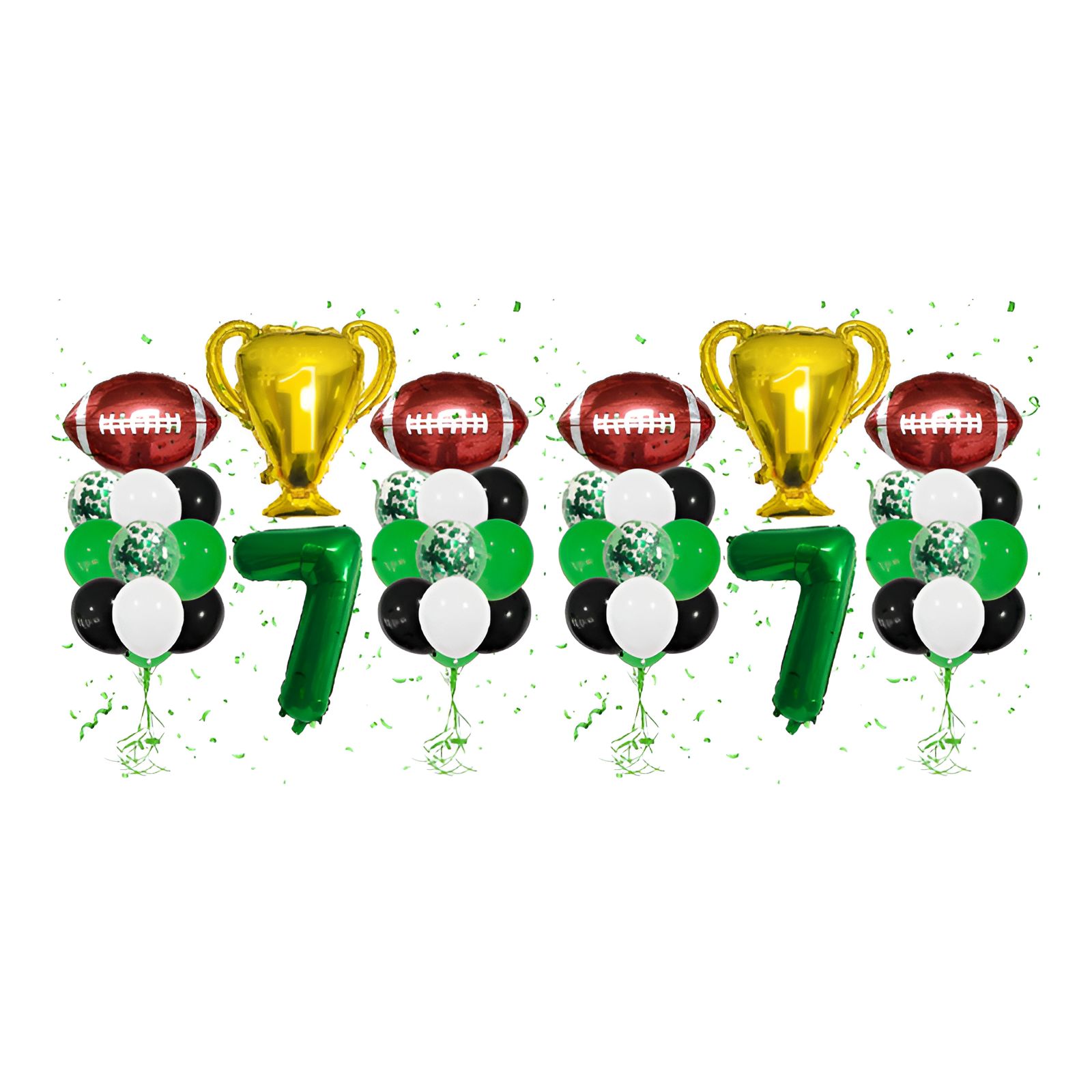 BESTSKY 54Pcs Number Balloons,Game Exclusive Setup Birthday Decorations ...