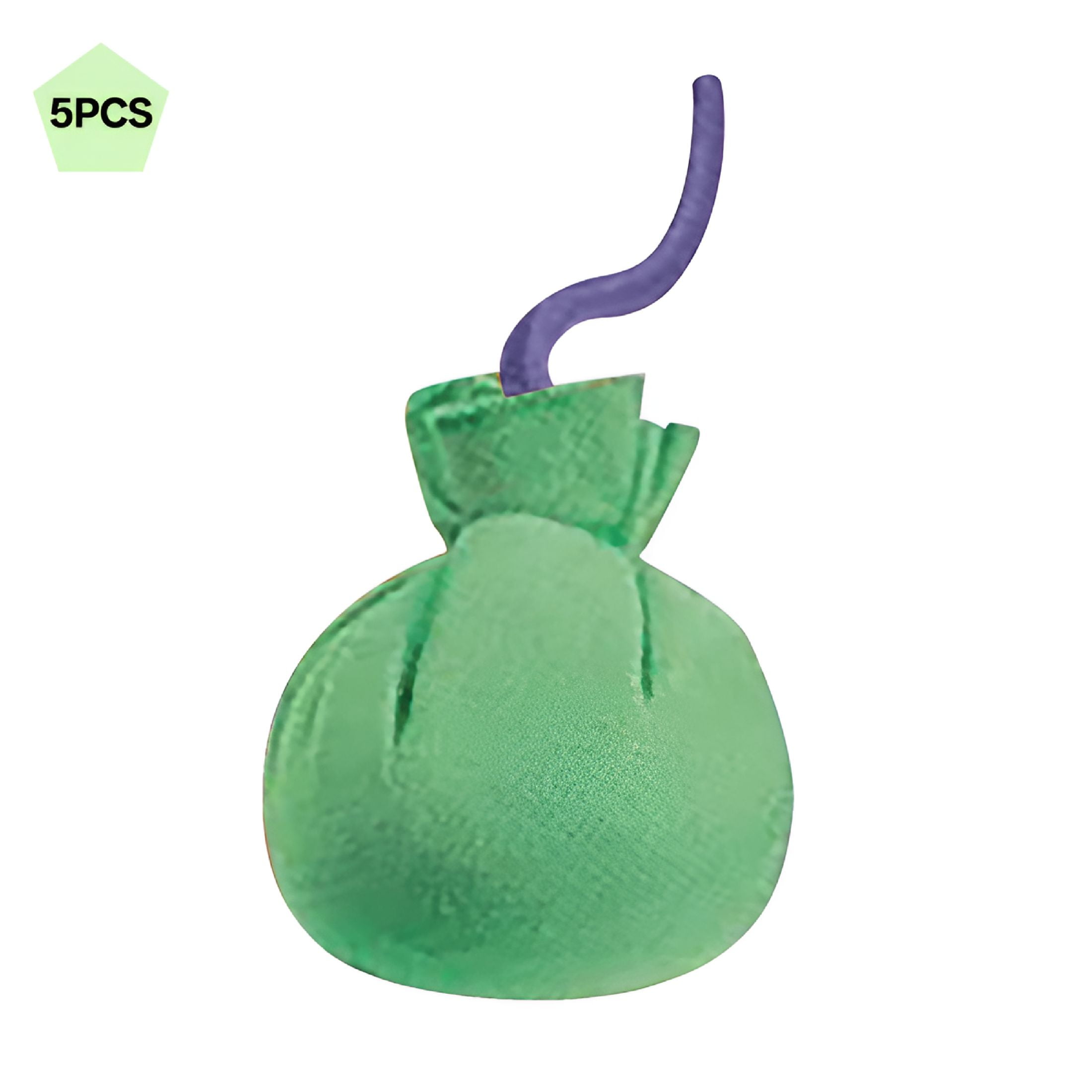 BESTSKY 5PC Color Powder Balls Refillable Holi Color Chalk Bombs ...