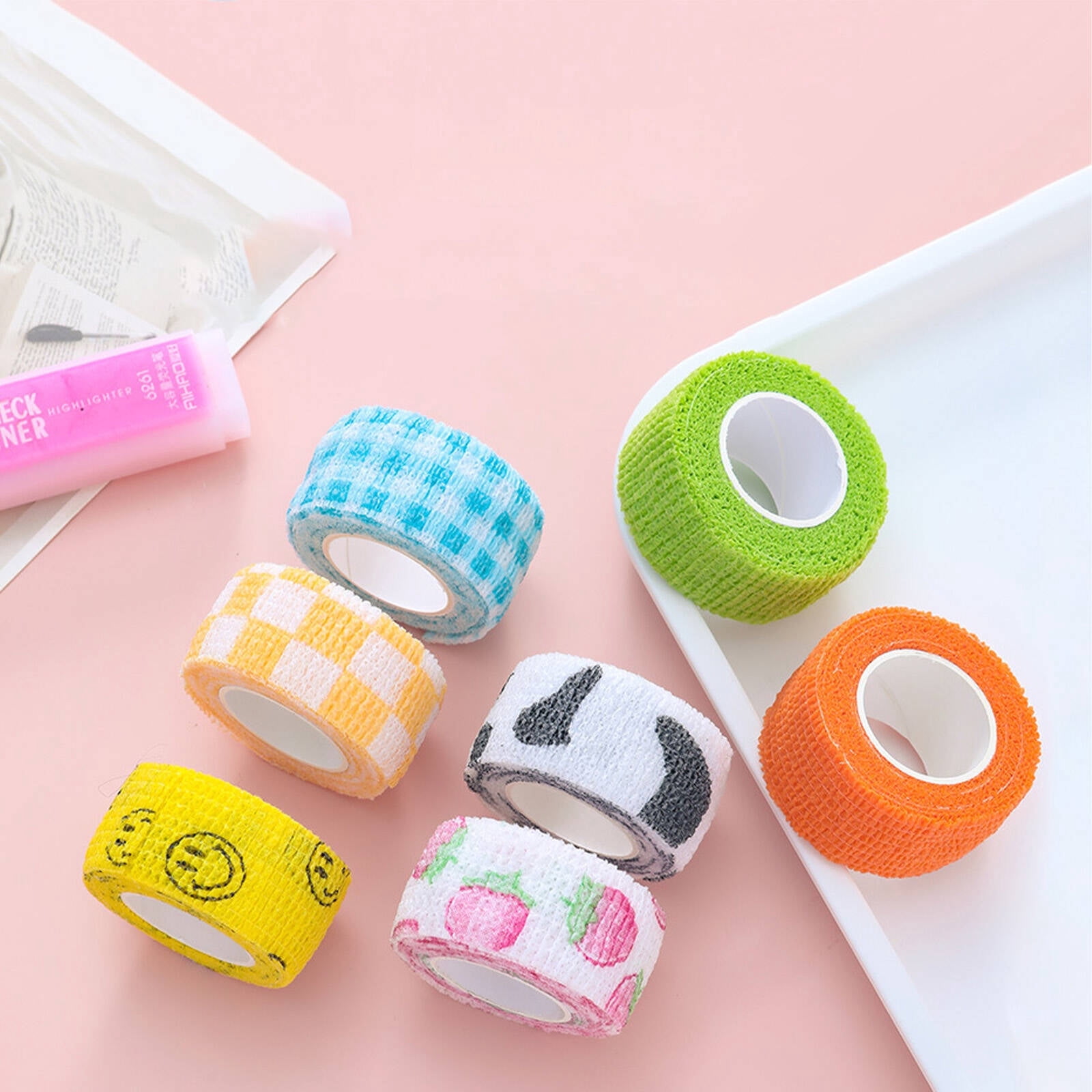 BESTSKY 5Pcs Kinesiology Tape,Joint Bandage Finger Tape,Athletic Muscle ...