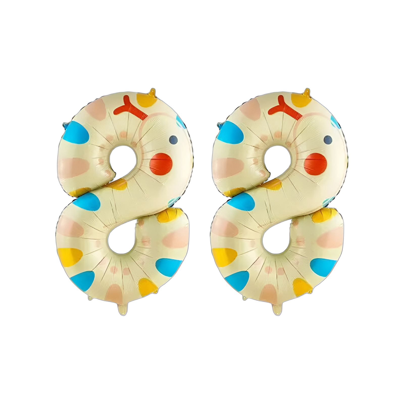BESTSKY 5Pcs Number Balloons,Classic Shape Balloons for Birthday Party ...