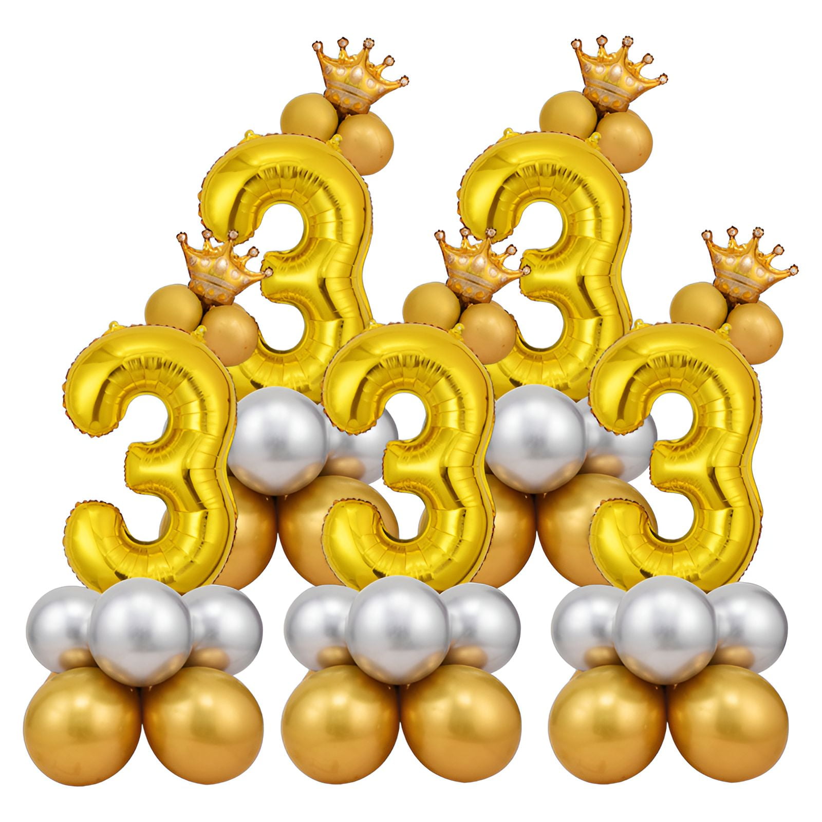 BESTSKY 5Pcs Number Balloons,Energetic Party Choice Party Decorations ...