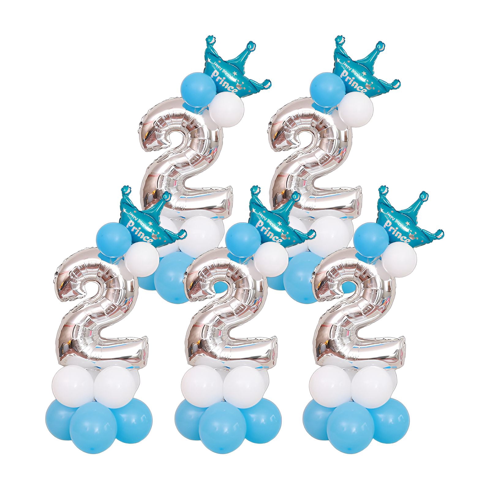 BESTSKY 5Pcs Number Balloons,Rich Party Atmosphere Balloons for ...