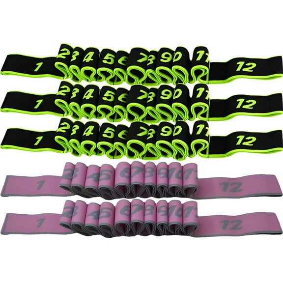 Fitense Resistance Bands Set, 5-80lbs Pull Up Assist Bands with Door ...