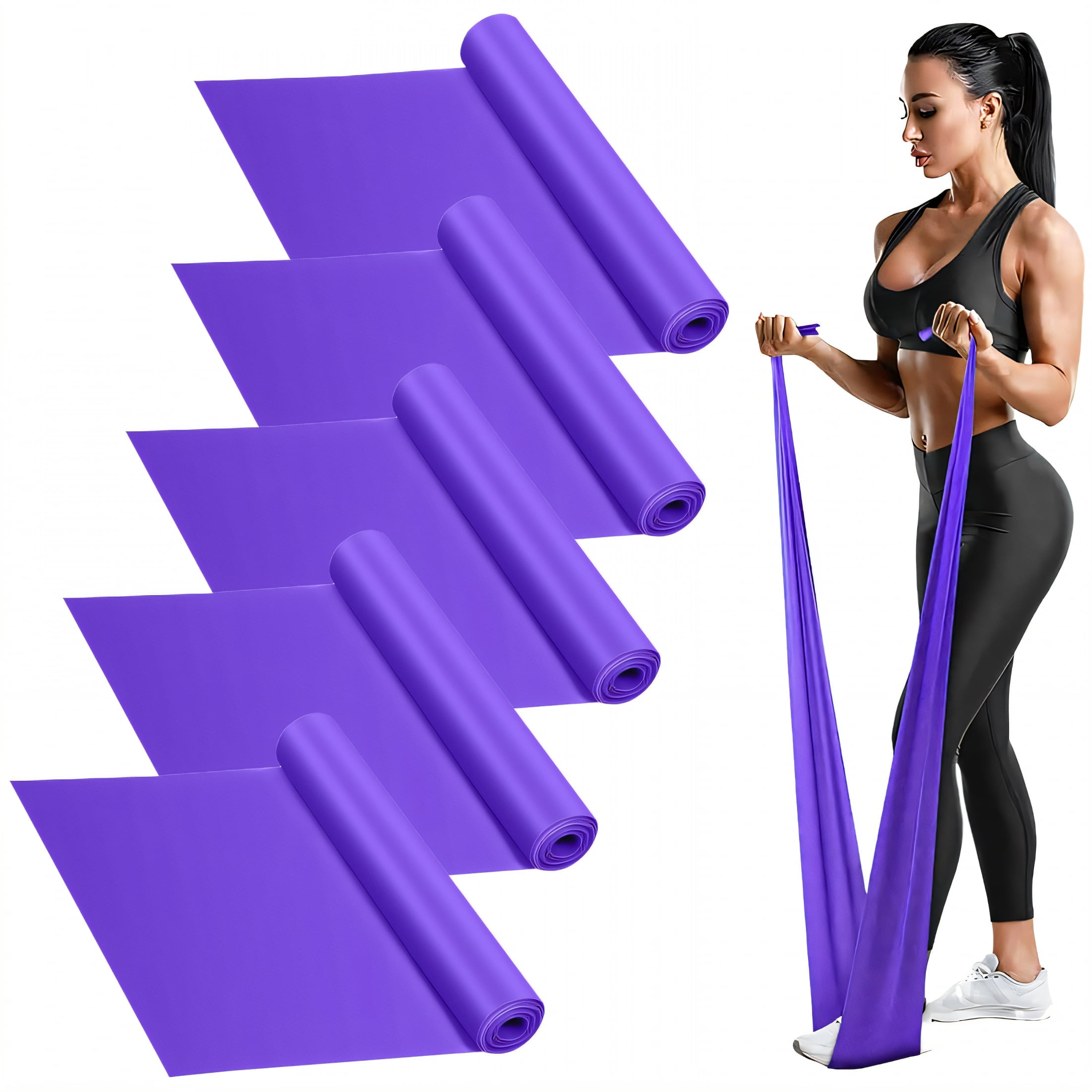 BESTSKY 5Pcs Resistance Bands for Working Out,Professional Shaper ...