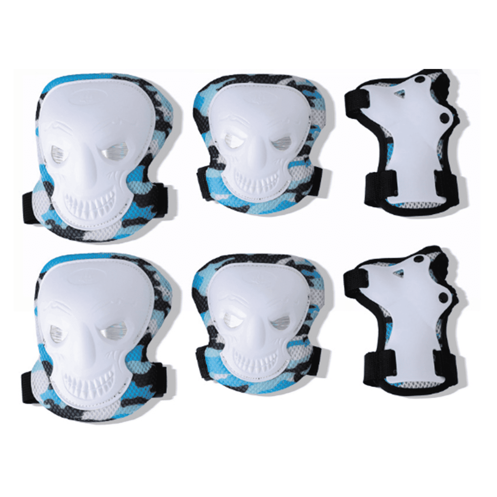 BESTSKY 6 in 1 Kids Knee Pads and Elbow Pads Set,Lightweight Sandwich ...