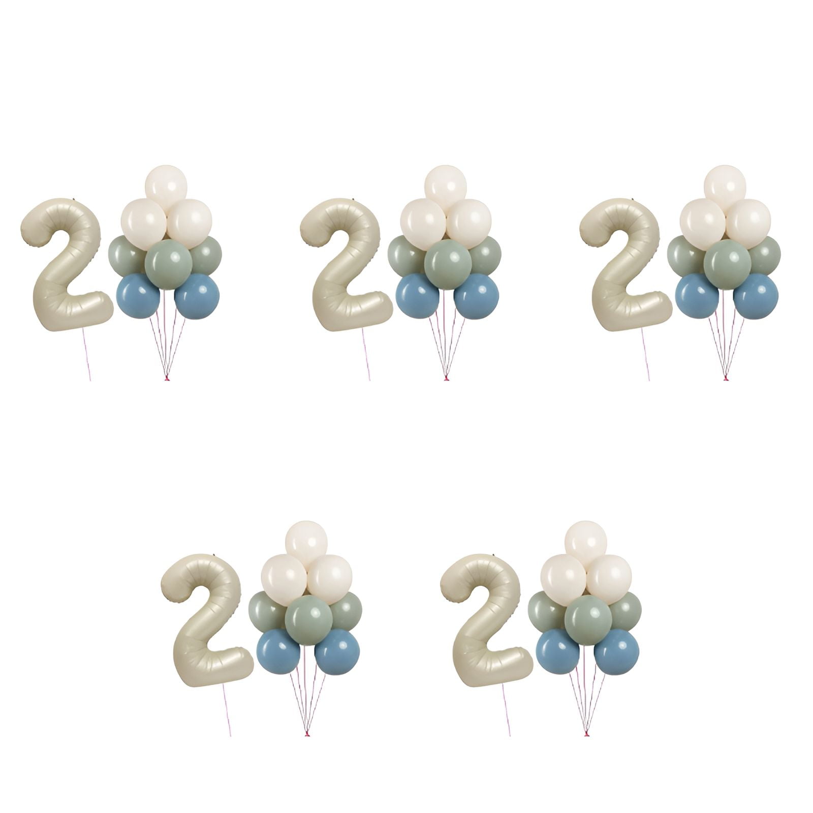 BESTSKY 60Pcs Number Balloons,Child Exclusive Party Decor Party ...