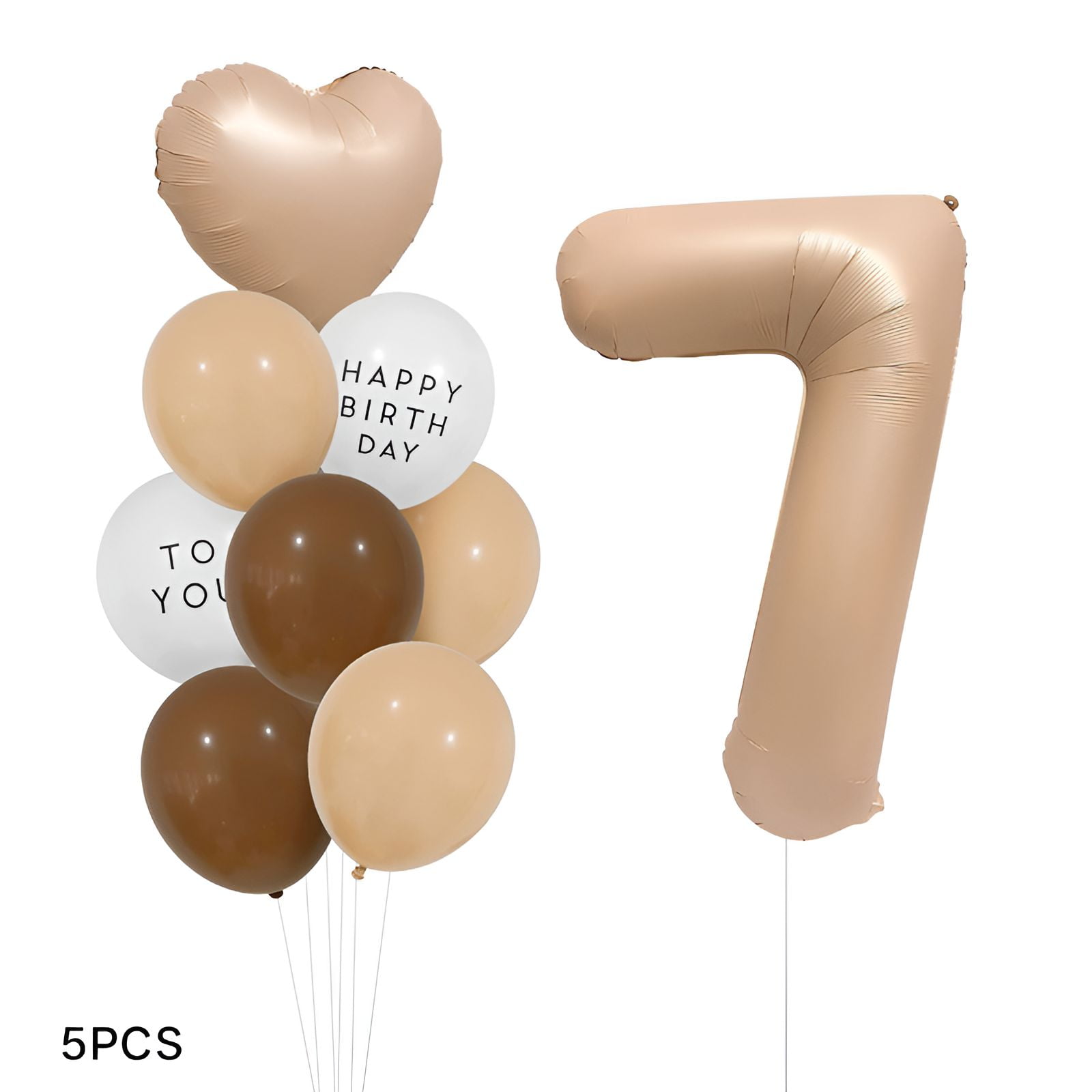 BESTSKY 60Pcs Number Balloons,Dreamy Birthday Balloons Party ...