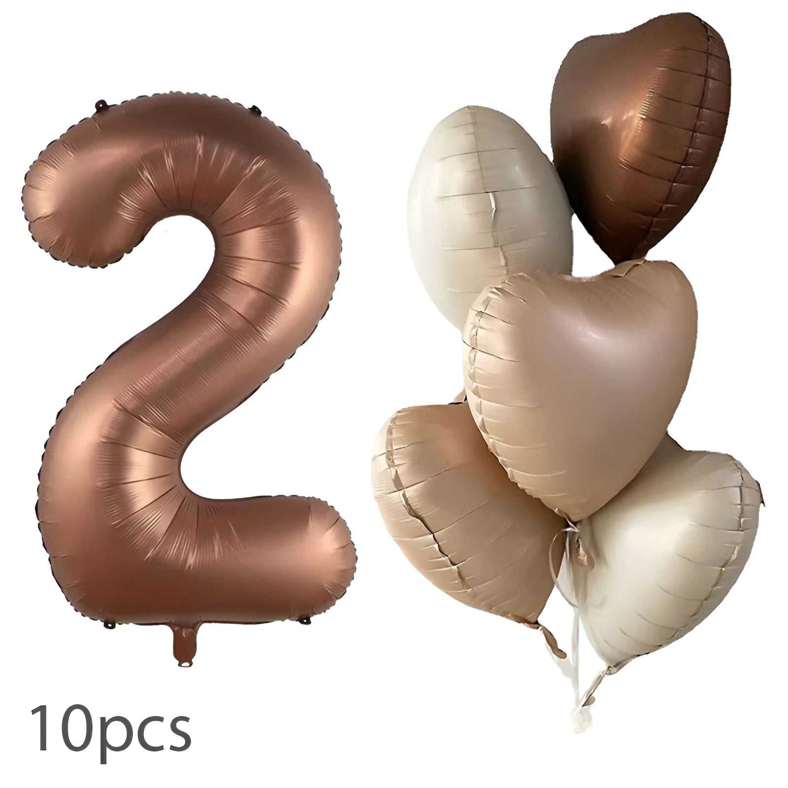 BESTSKY 60Pcs Number Balloons,Exquisite Party Setup Party Decorations ...