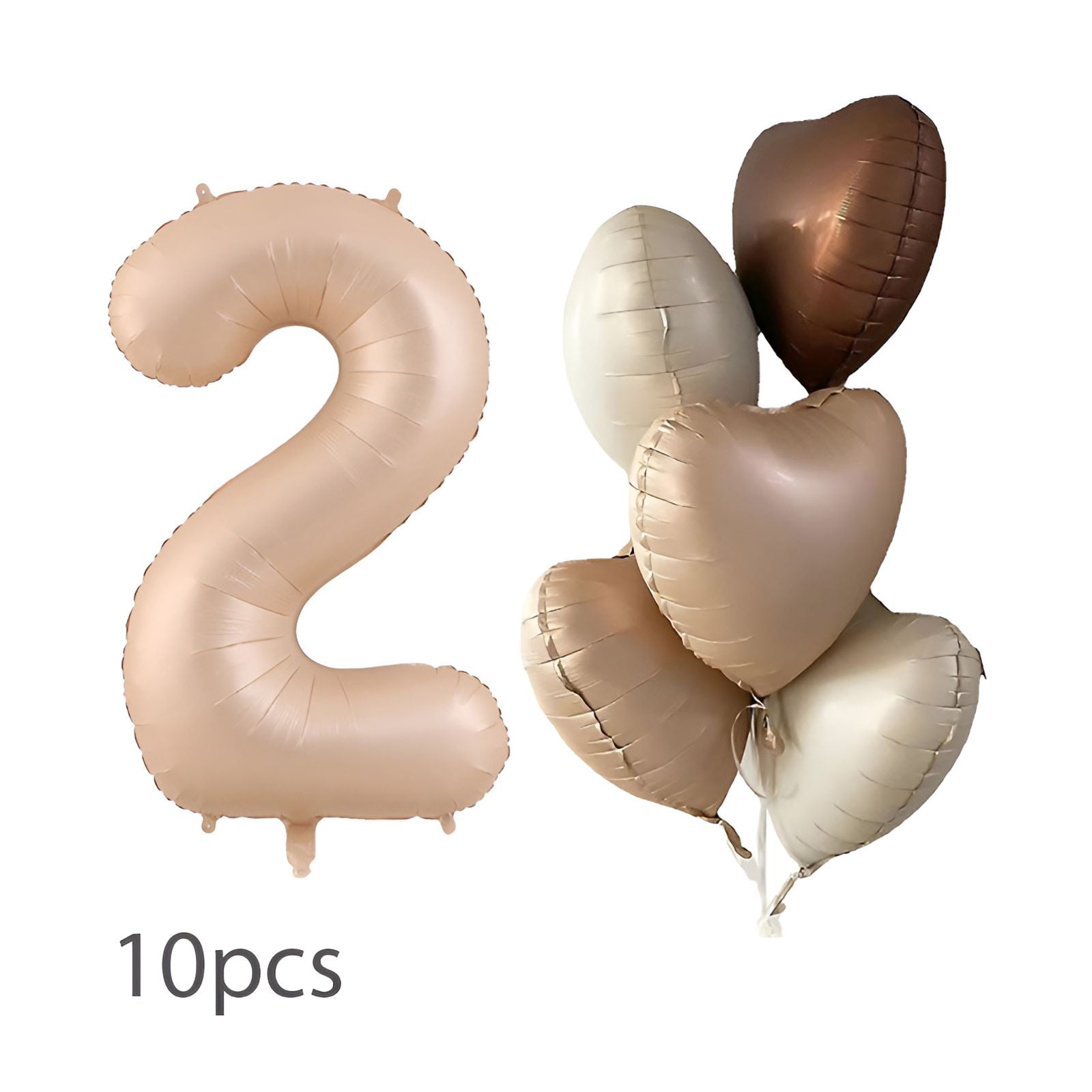 BESTSKY 60Pcs Number Balloons,Fashionable Party Essential Party ...