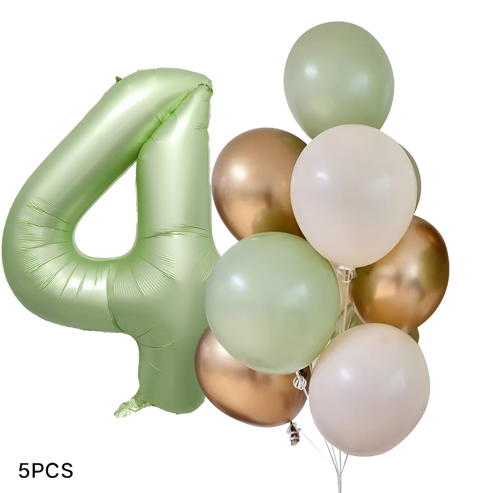 BESTSKY 60Pcs Number Balloons,Fresh Birthday Highlight Balloons for ...