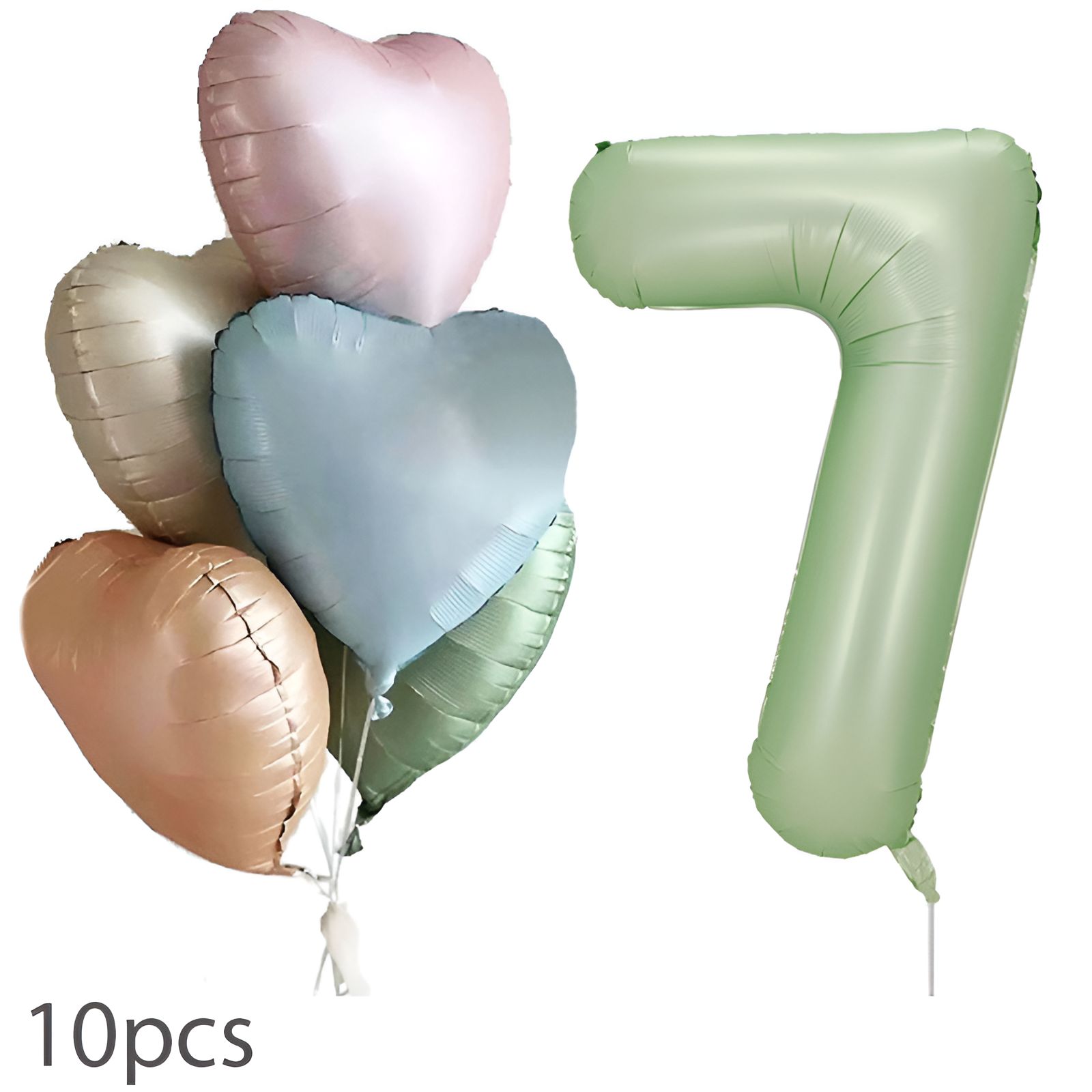 BESTSKY 60Pcs Number Balloons,Match Various Venue Decorations Balloons ...