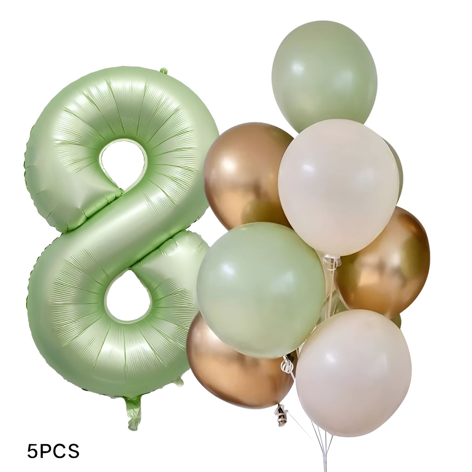 BESTSKY 60Pcs Number Balloons,Minimal Style Balloons Balloons for ...