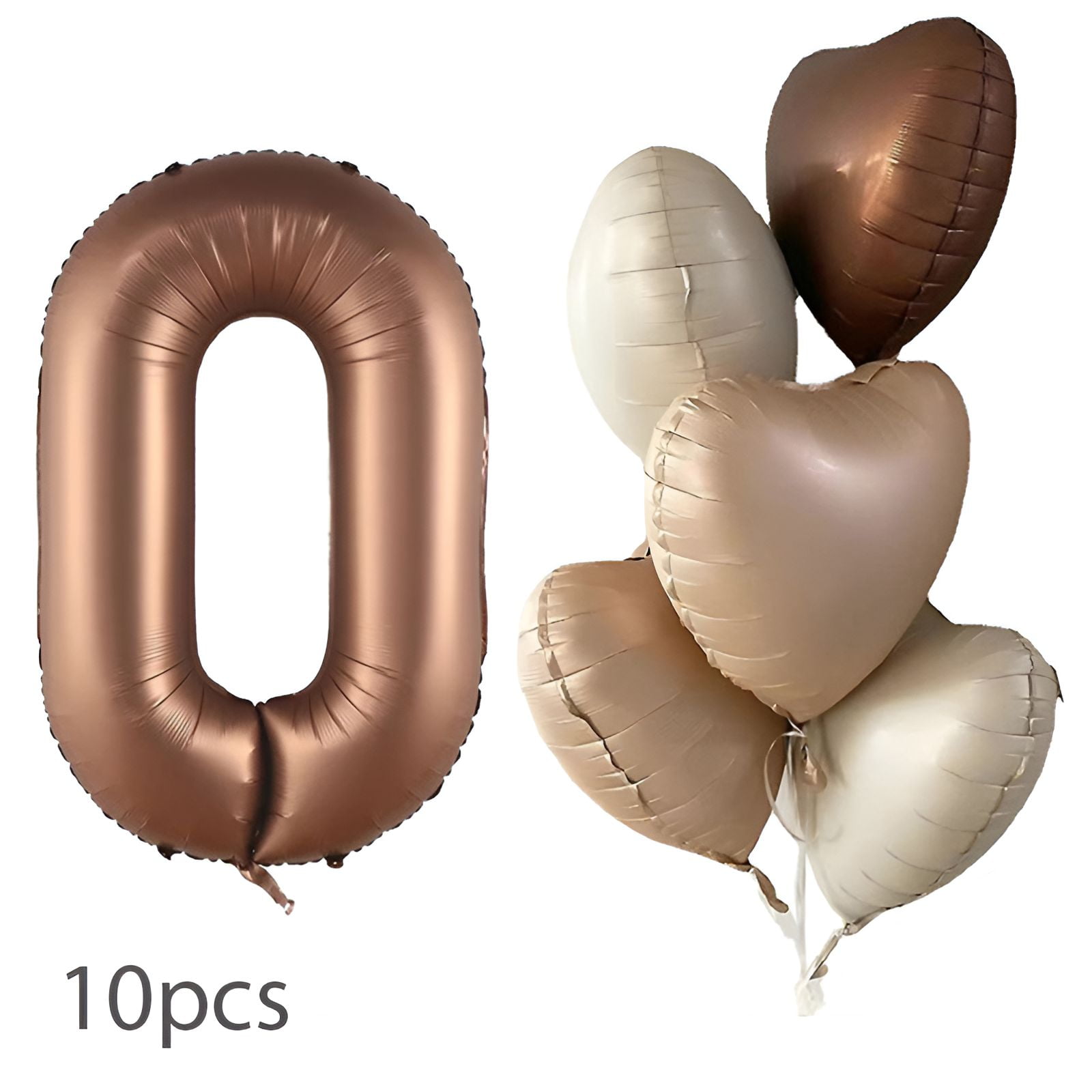 BESTSKY 60Pcs Number Balloons,Retro Party Atmosphere Party Decorations ...