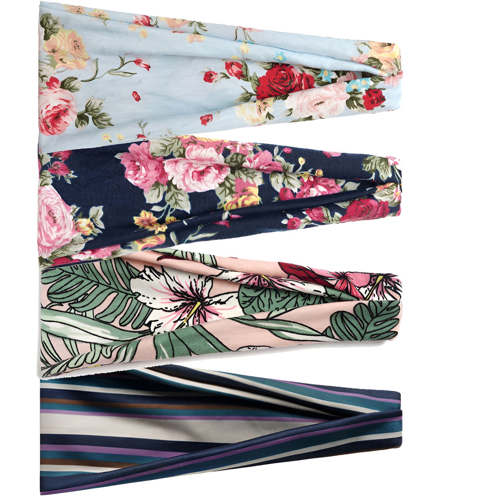 BESTSKY 6Pcs Bandanas for Women,Floral Charm Head Scarf for Women'S ...