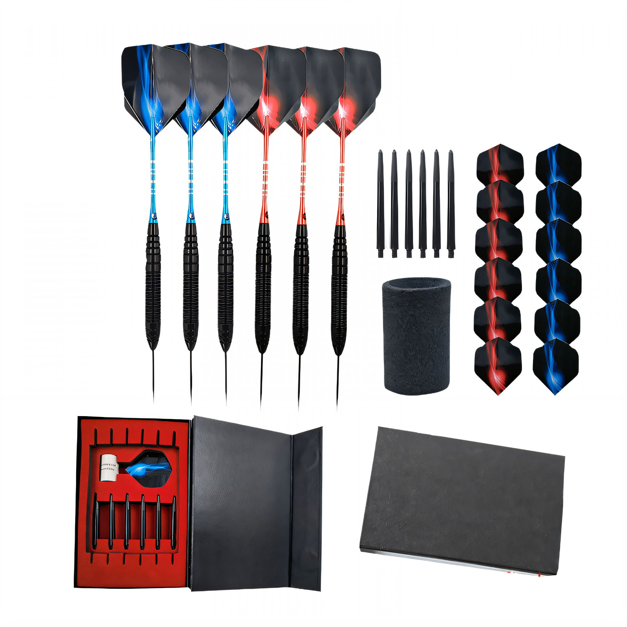 BESTSKY 6Pcs Darts Aluminum Alloy Precision Steel Tip Darts,Elegant ...