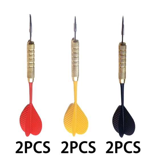 BESTSKY 6Pcs Darts Superior Steel Tip Darts,Interactive Darts Metal Tip ...