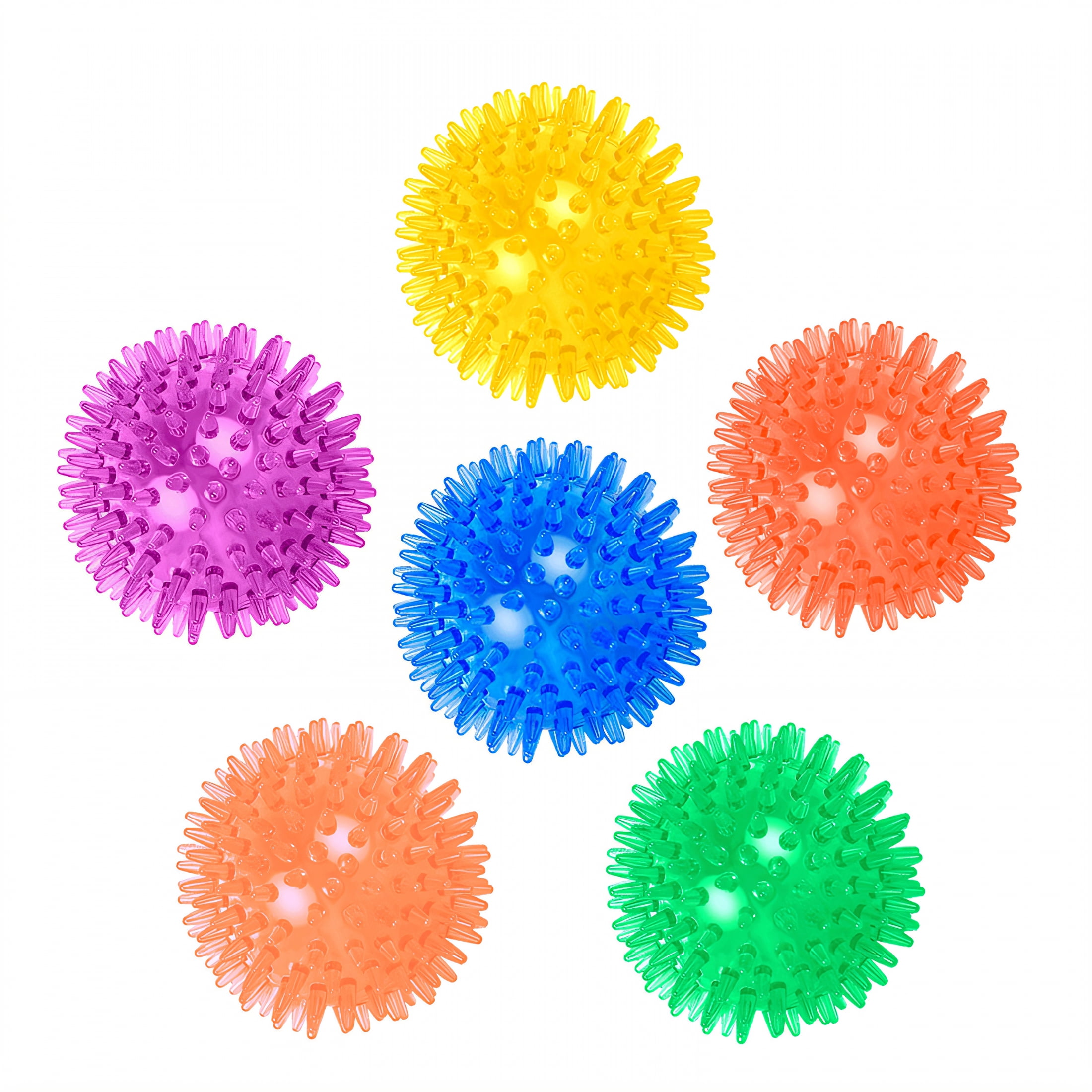 BESTSKY 6Pcs Dog Balls for Aggressive Chewers,Odorless Dog Squeaky Toys ...