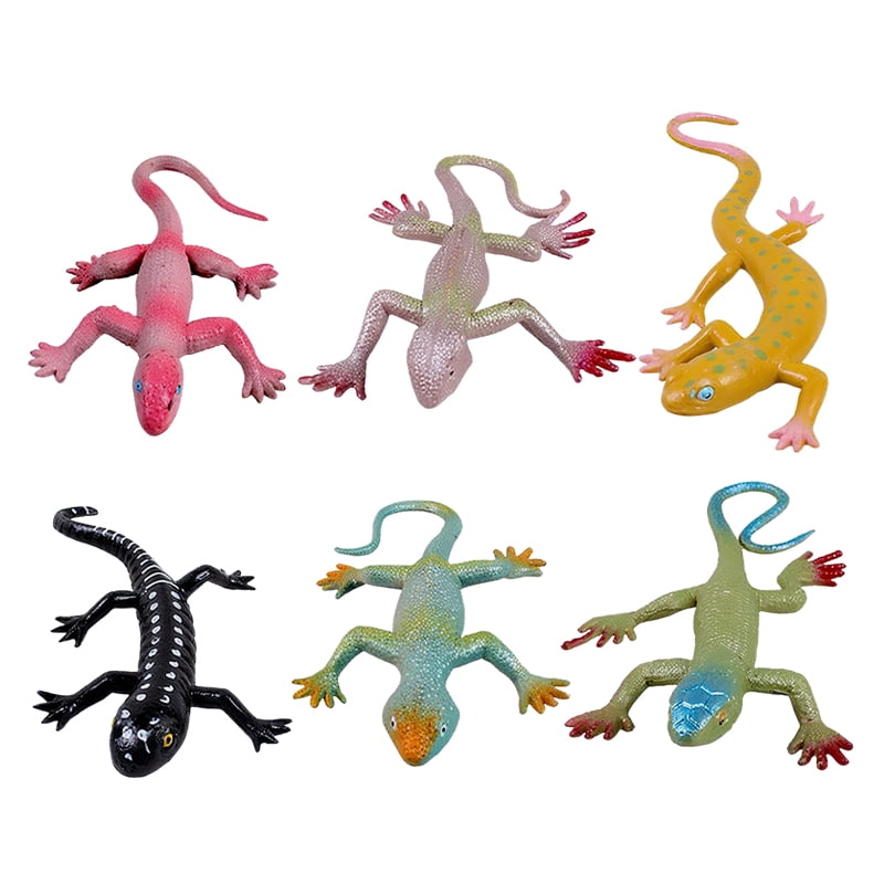 BESTSKY 6Pcs Fake Bugs,Lizards Halloween Toys,Festive Fun Moment ...