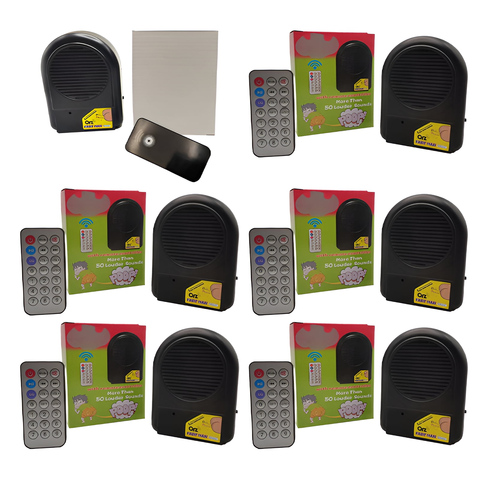 BESTSKY 6Pcs Fart Machine,Mimics Fart Noises Pooter Fart Toy,True to ...